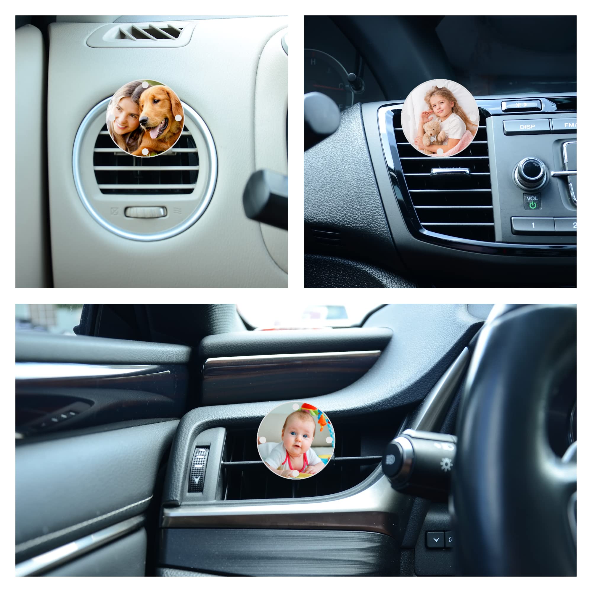 Amazon.com - Drive Buddy Personalized Car Photo Frames, Car Vent Photo ...
