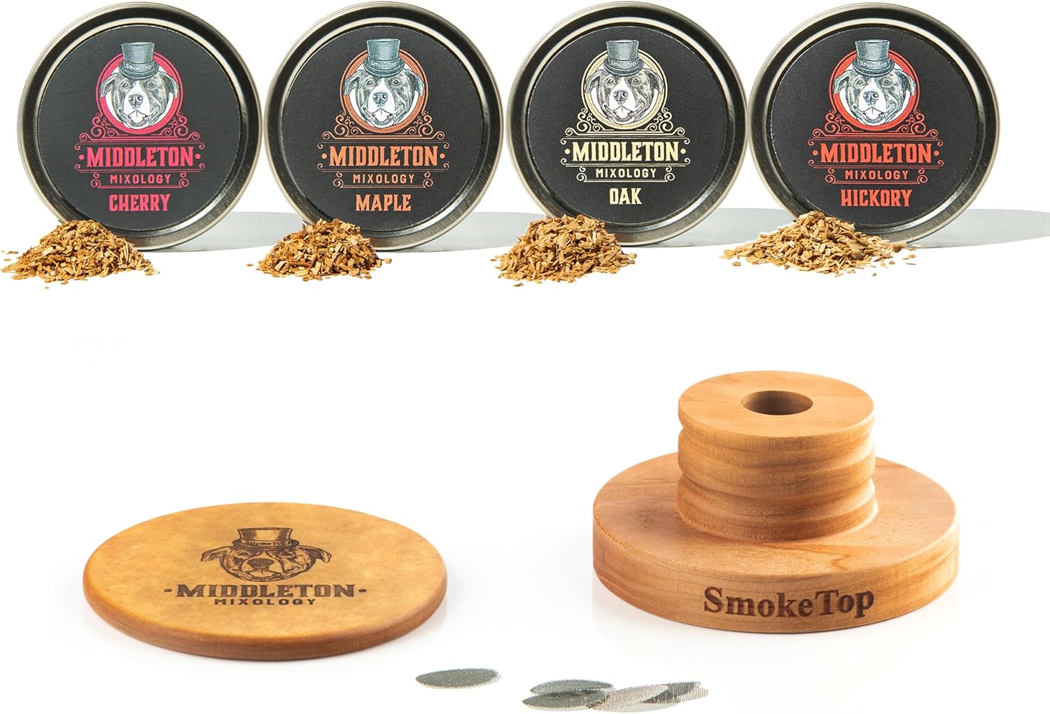 Amazon.com | SmokeTop Cocktail Smoker Kit, Cherry, Hickory, Maple, Oak ...