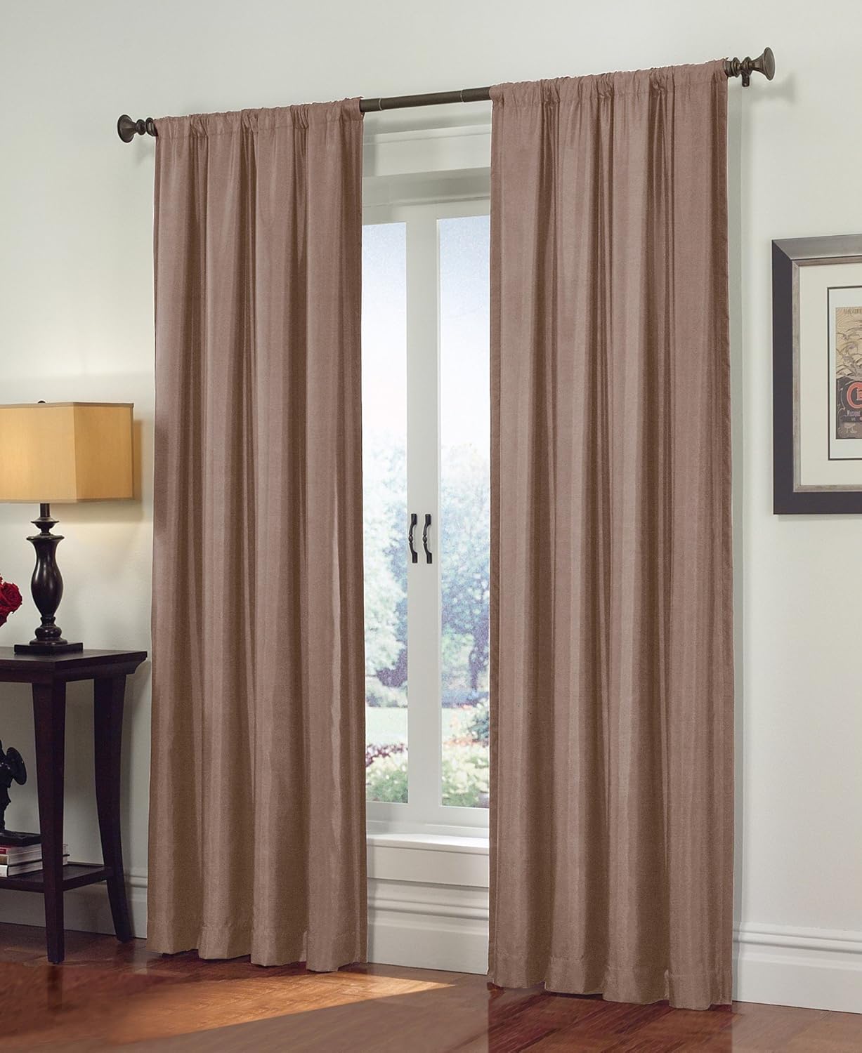 Amazon.com: Peri Homeworks Royale Pleated Trumpet Valance Platinum 42 x ...