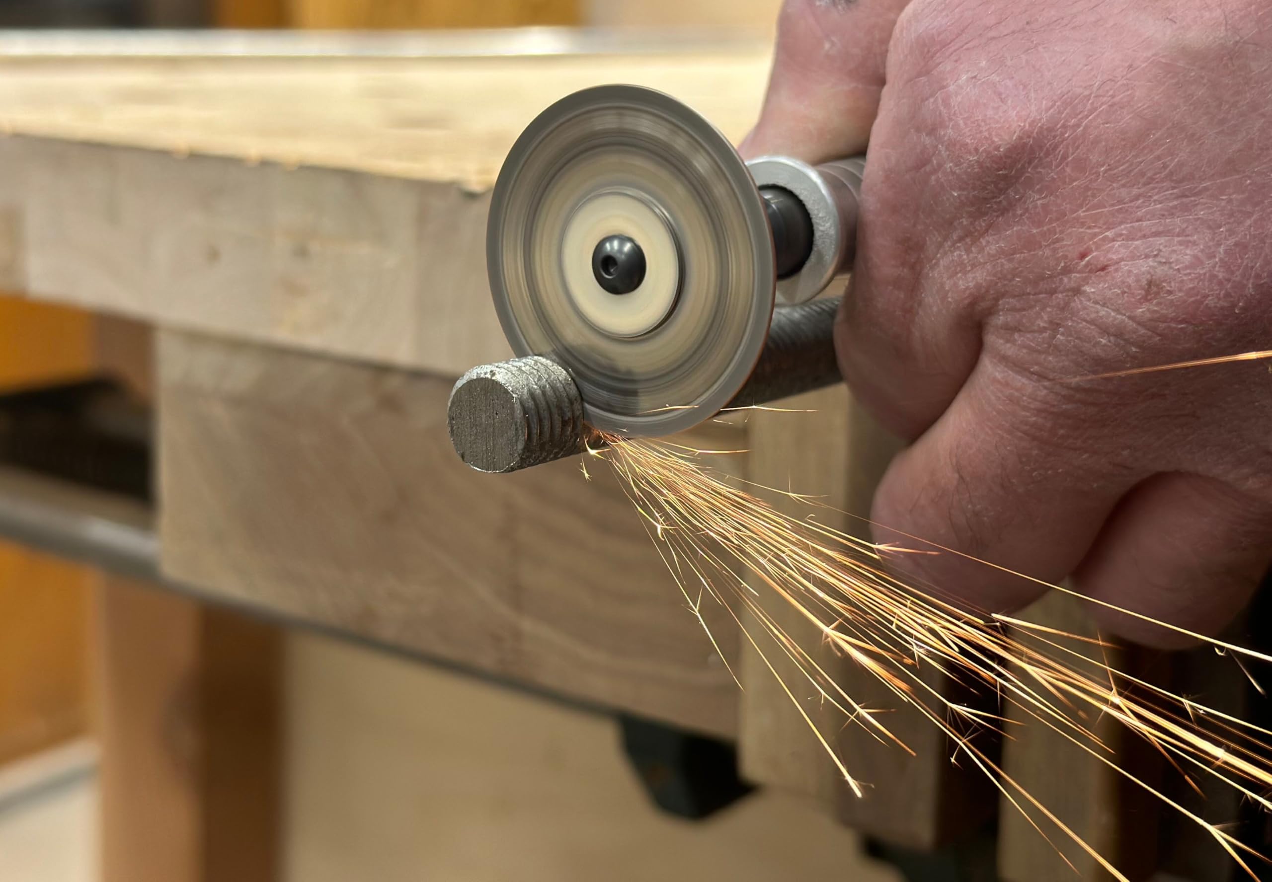 Snapklik.com : 1.5" CBN, Metal Cutting Wheel W/ 1/8" Shaft Mandrel. 20X ...
