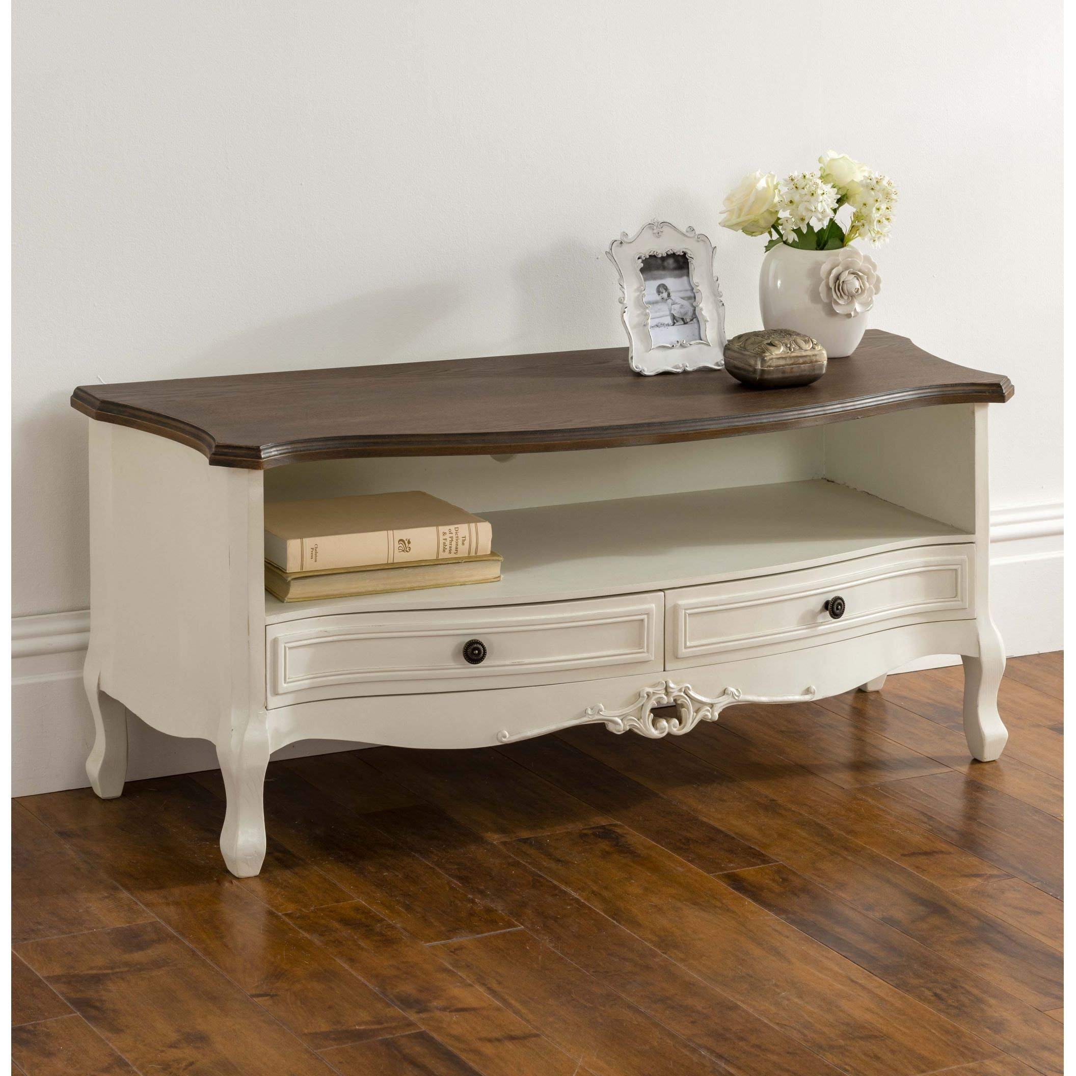 French Provincial Entertainment Center Shellcrest French Country