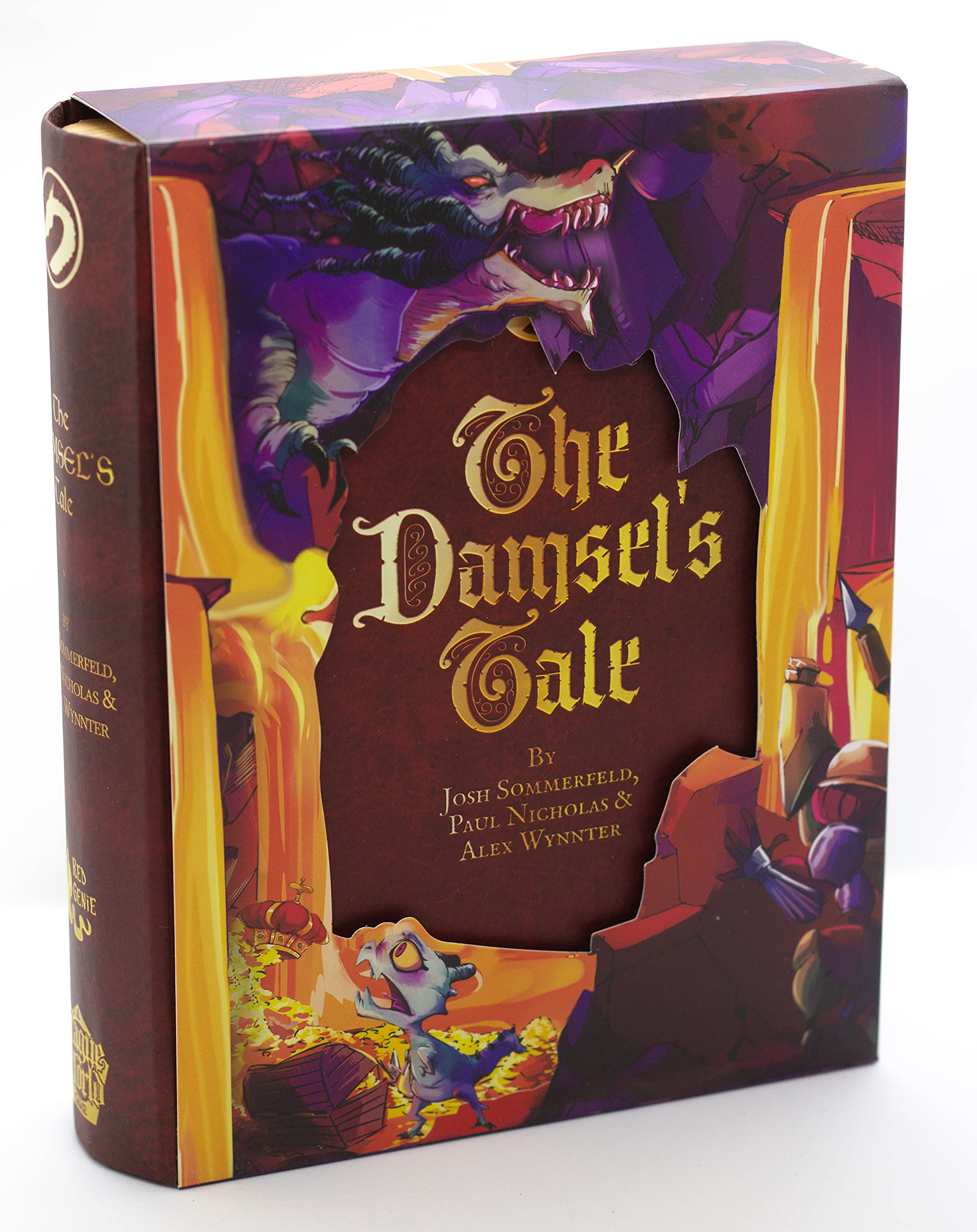 Red Genie Games - The Damsel's Tale Board Game Book Style Presentation ...