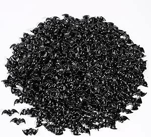 Amazon.com: FXMHEHBB 350 Pcs Mini Resin Bats Halloween, Tiny Black ...