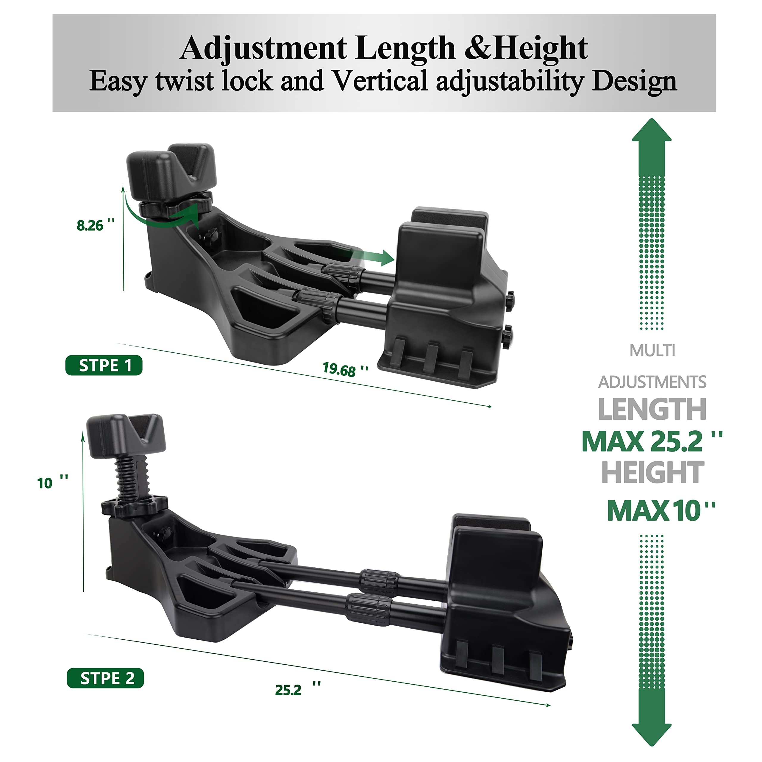 Pridefend Shooting Rest for Rifles, Adjustable Front & Rear Shooting ...