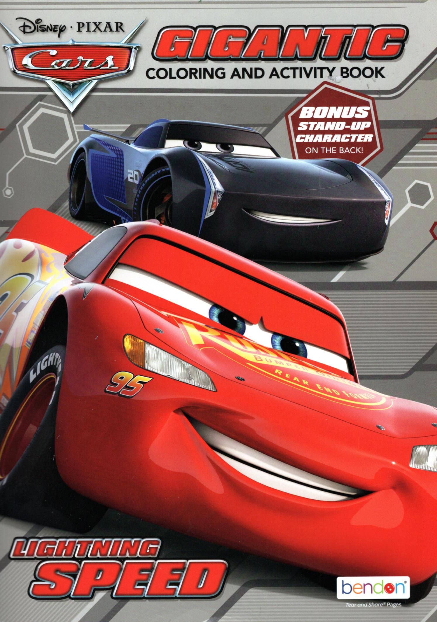 Disney Pixar Cars - Lightning Speed - Gigantic Coloring & Activity Book ...