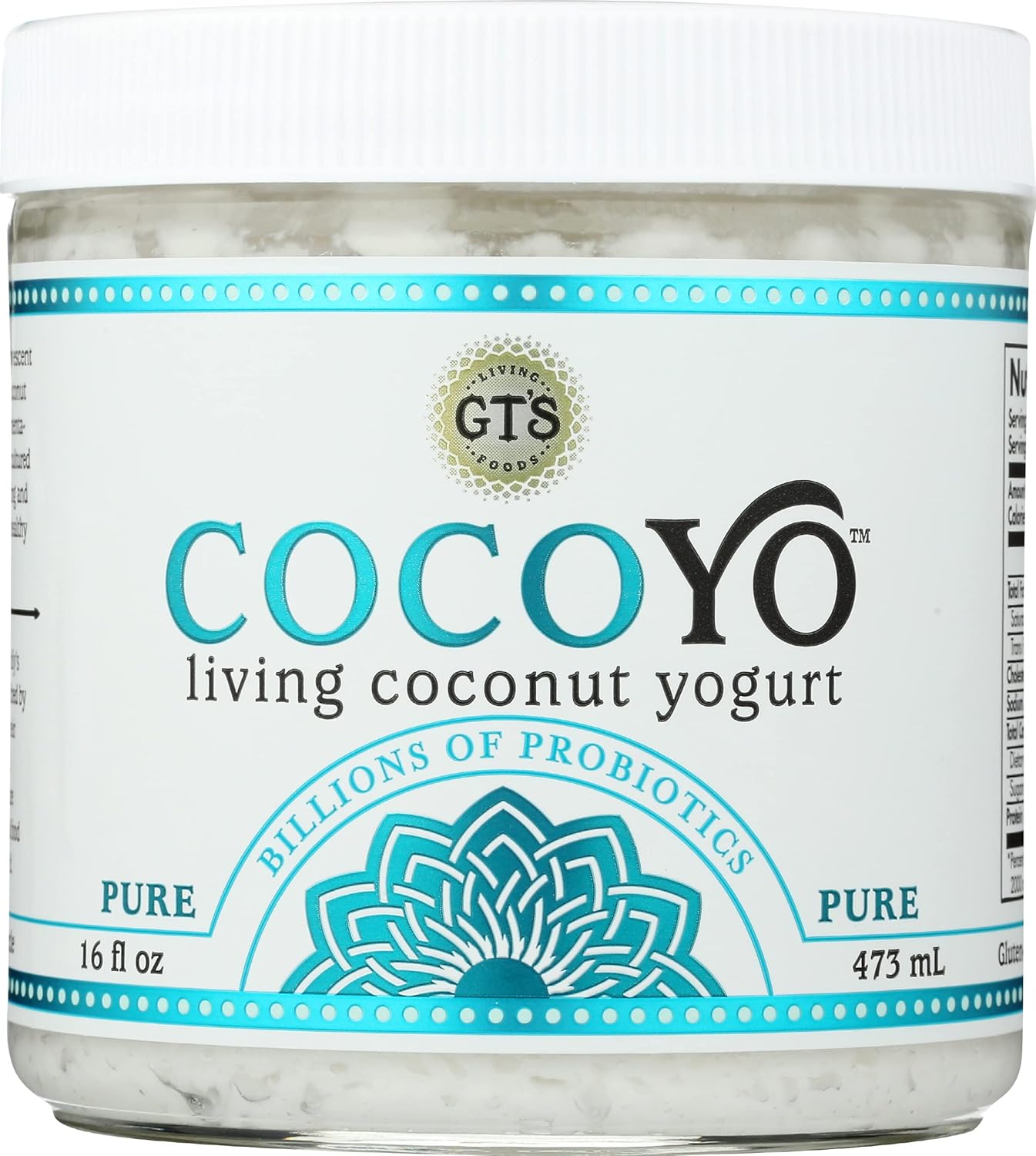 Amazon.com: GTS LIVING FOODS Pure Cocoyo, 16 FZ : Grocery & Gourmet Food