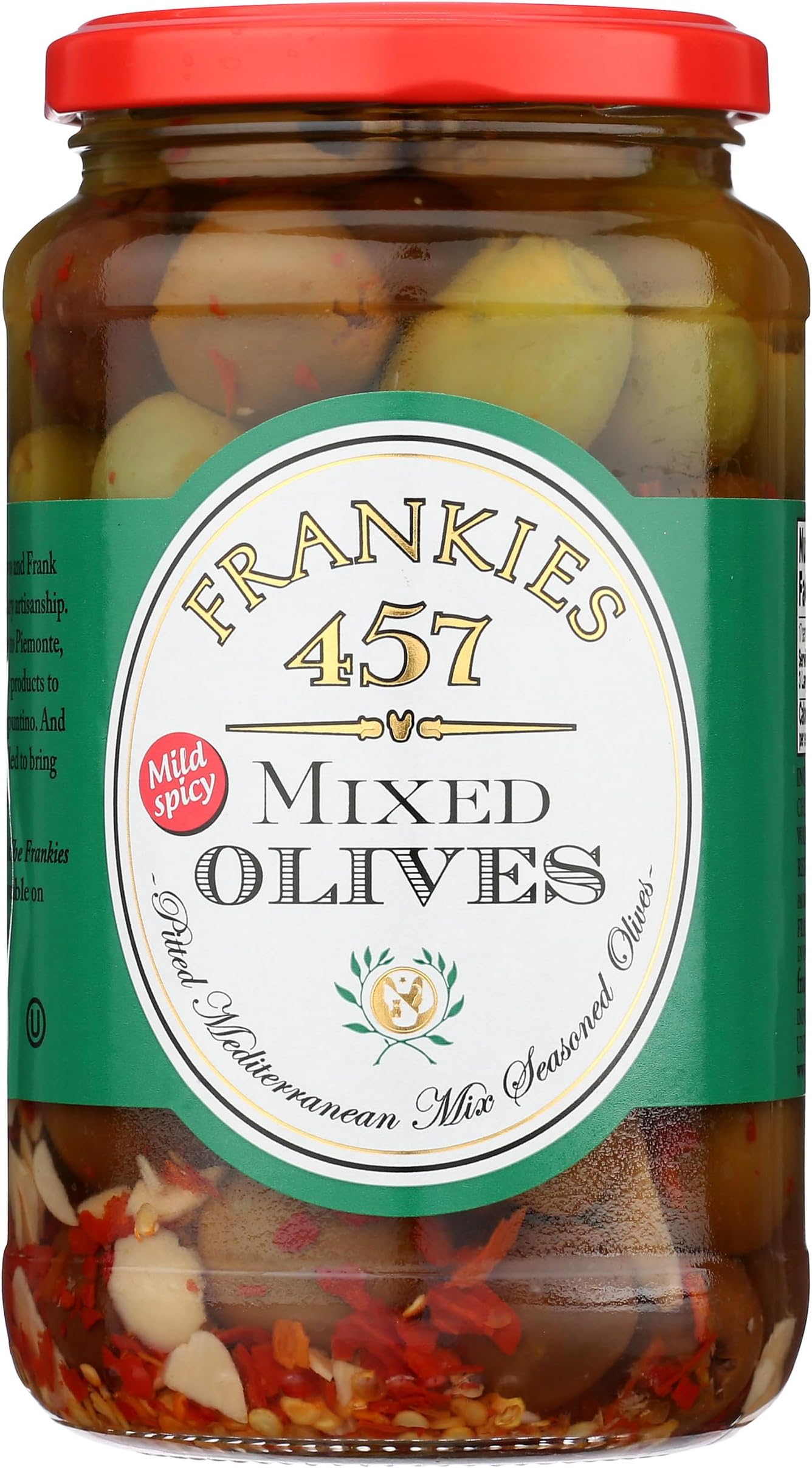 Amazon.com : Frankies 457 Mediterranean Mix Olives - Authentic Sicilian ...