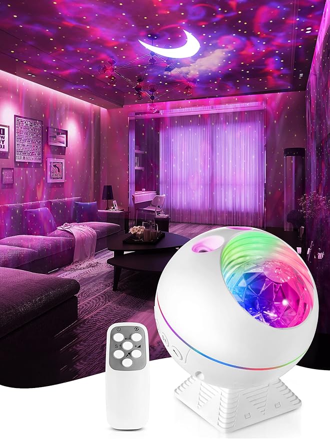 Galaxy Projector, Star Projector Galaxy Night Light Projector Bedroom ...