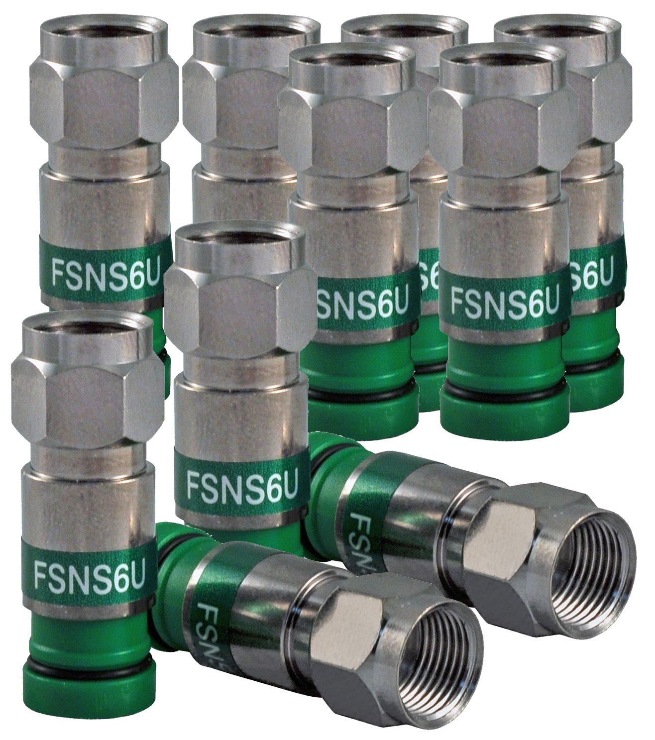 Amazon.com: Belden FSNS6U ProSNS Universal F Connectors for RG6/RG6Q ...