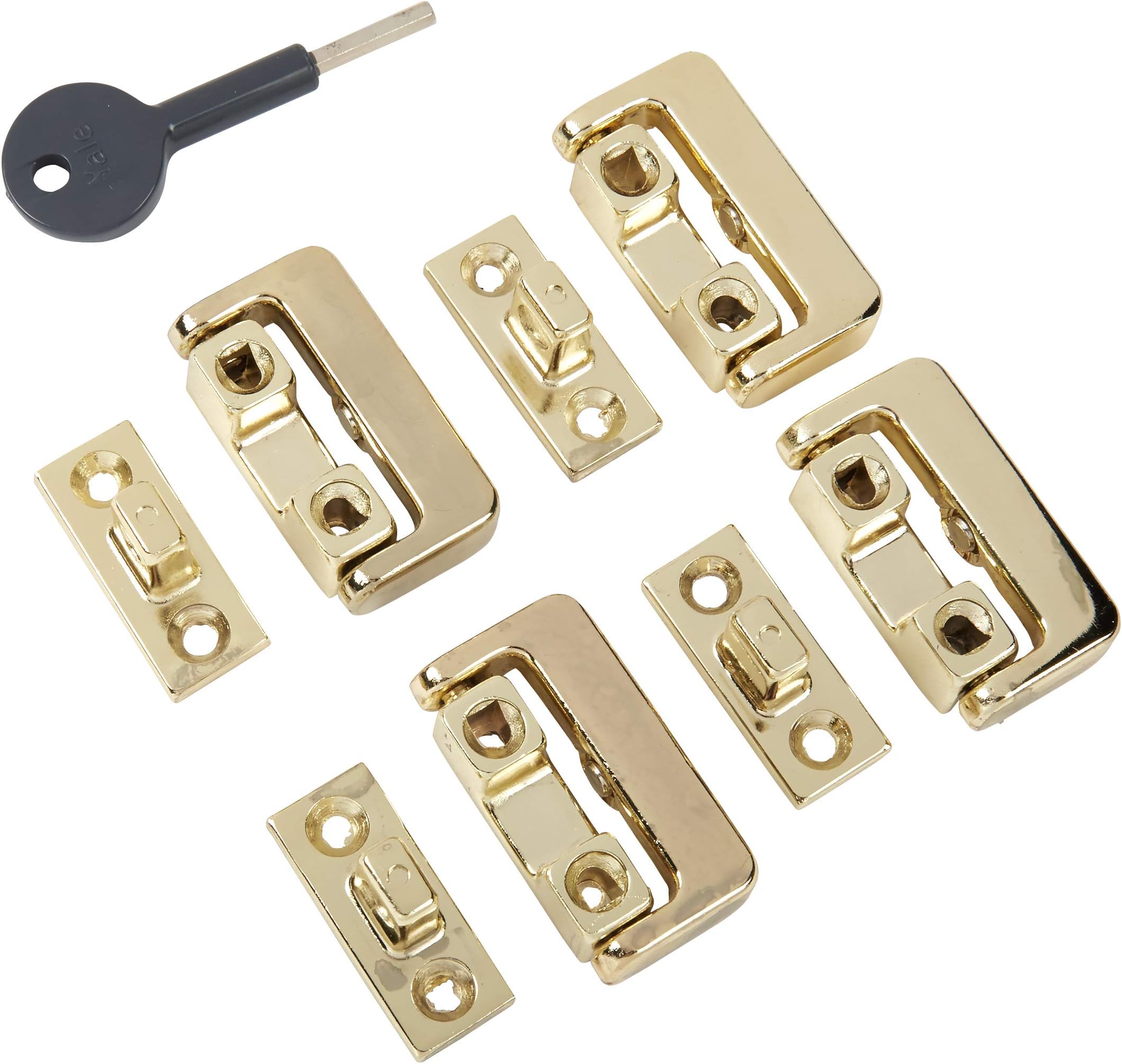 Sterling LWL101 Hinged Wooden Window Lock, White, 75 x 23 x 14 mm ...
