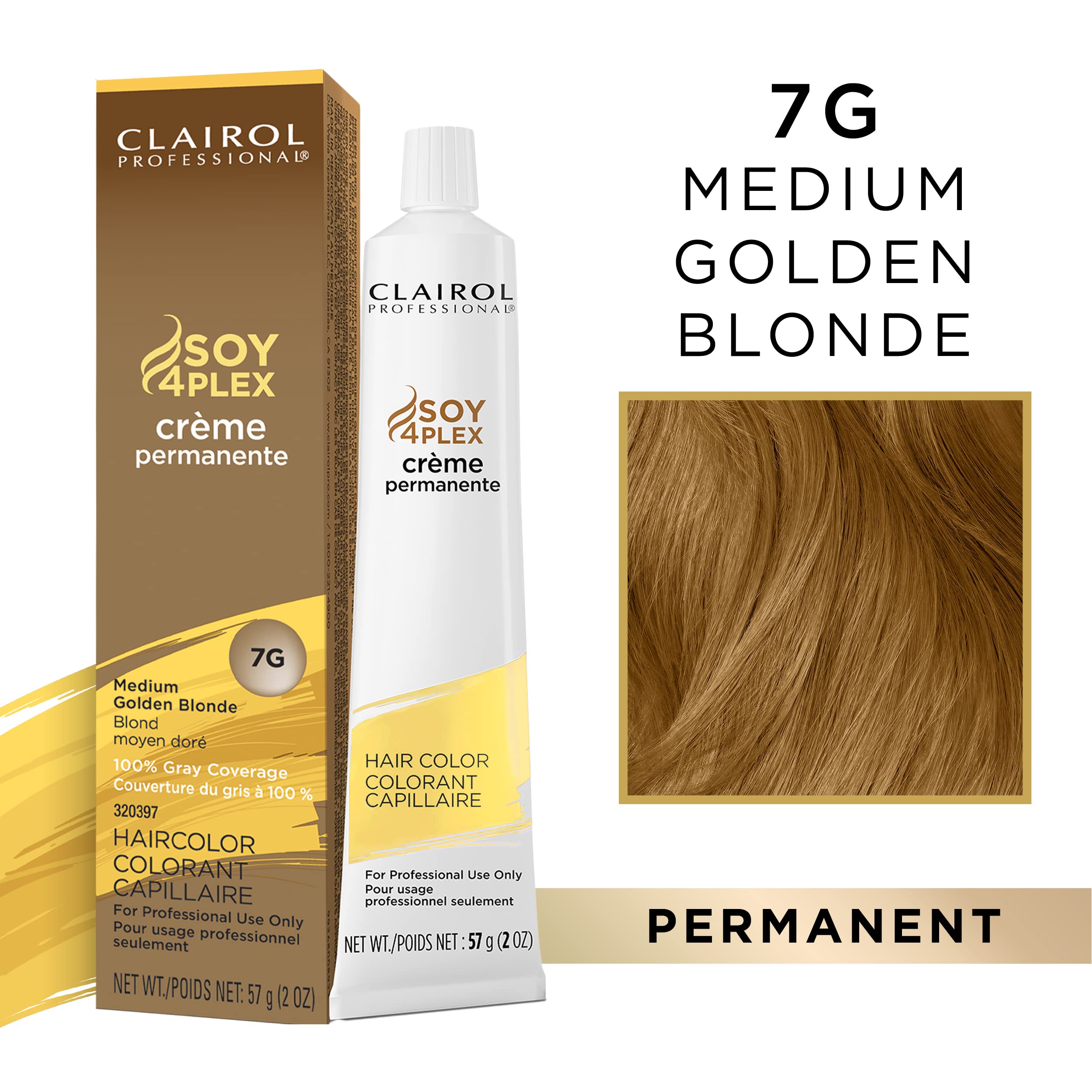 7g Medium Golden Blonde Hair Color