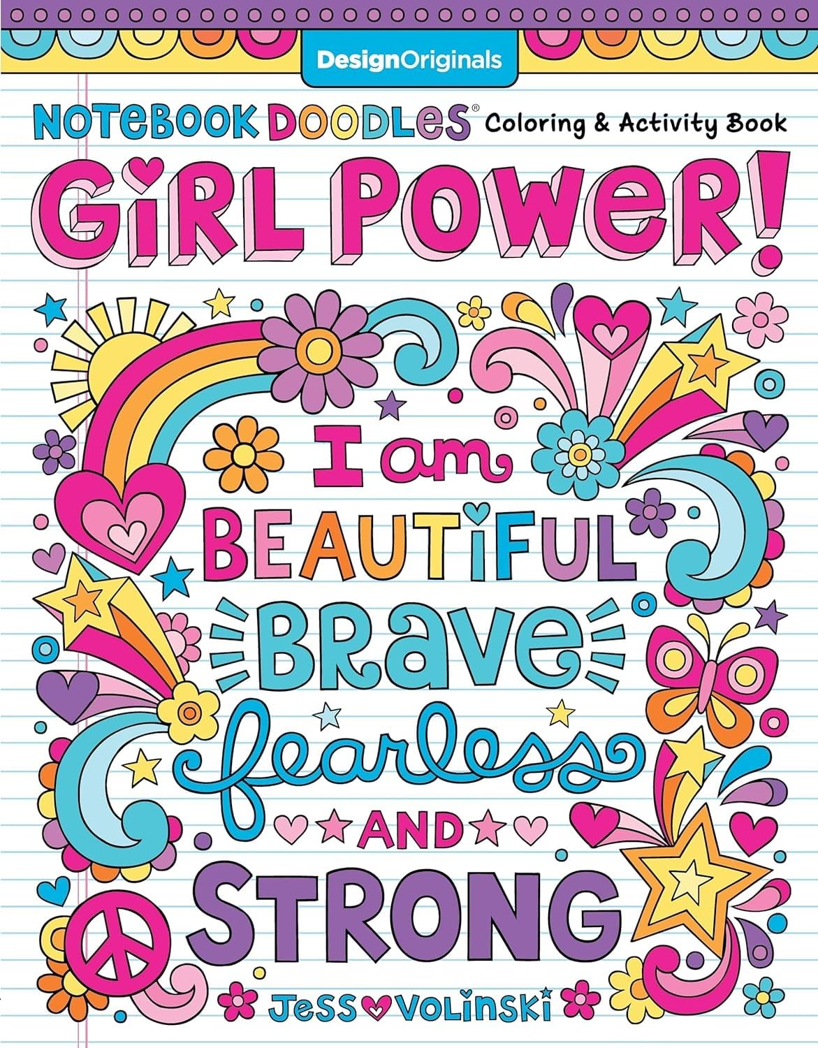 Notebook Doodles Girl Power! Coloring & Activity Book (Design Originals ...