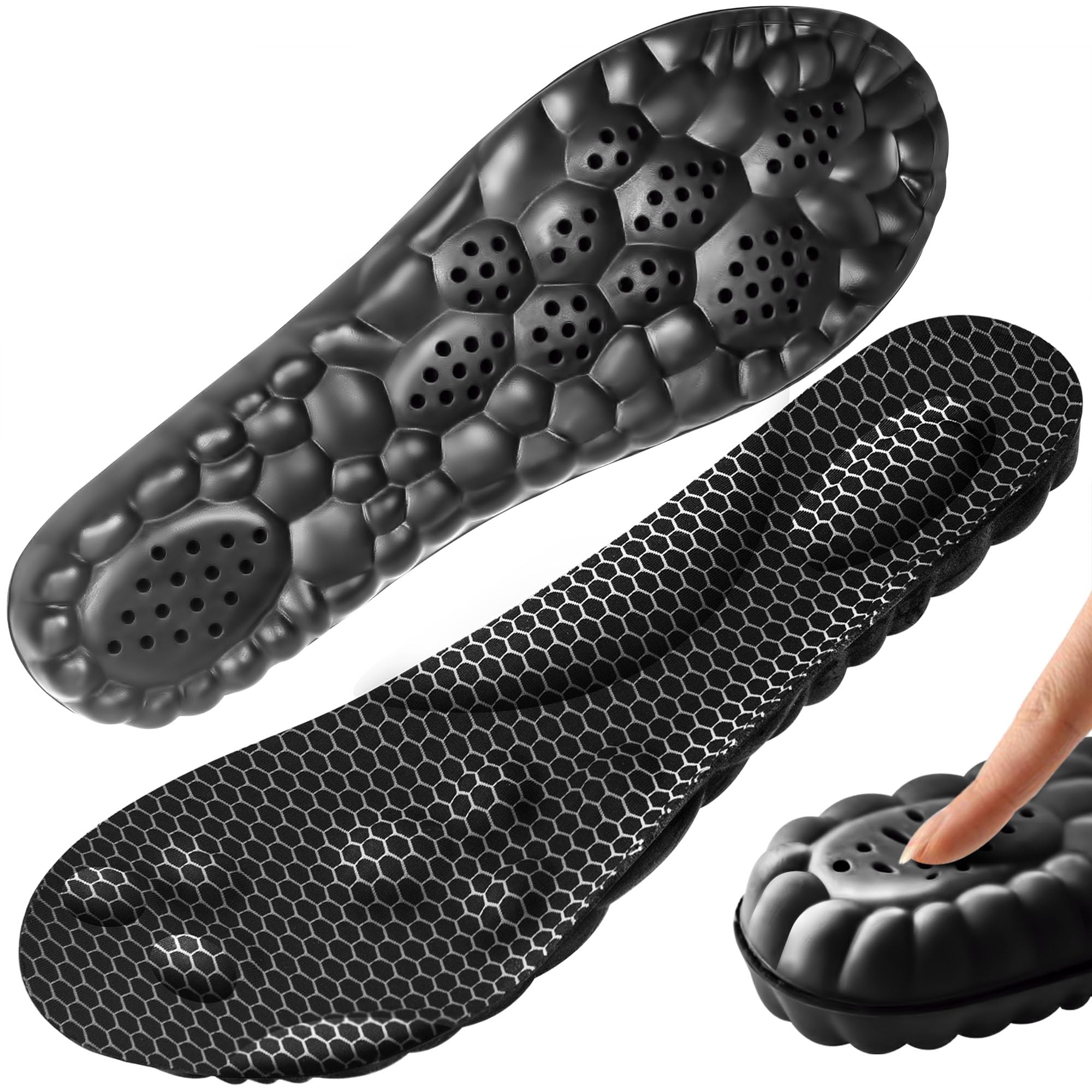 Amazon.com: 4D Cloud Shoe Insoles for Men and Women,Memory Foam Insoles ...