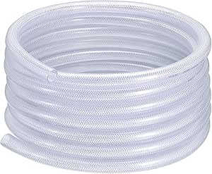 MECCANIXITY 1" ID x 1 1/4" OD 50 Ft PVC Tube Braided Reinforced Tubing ...