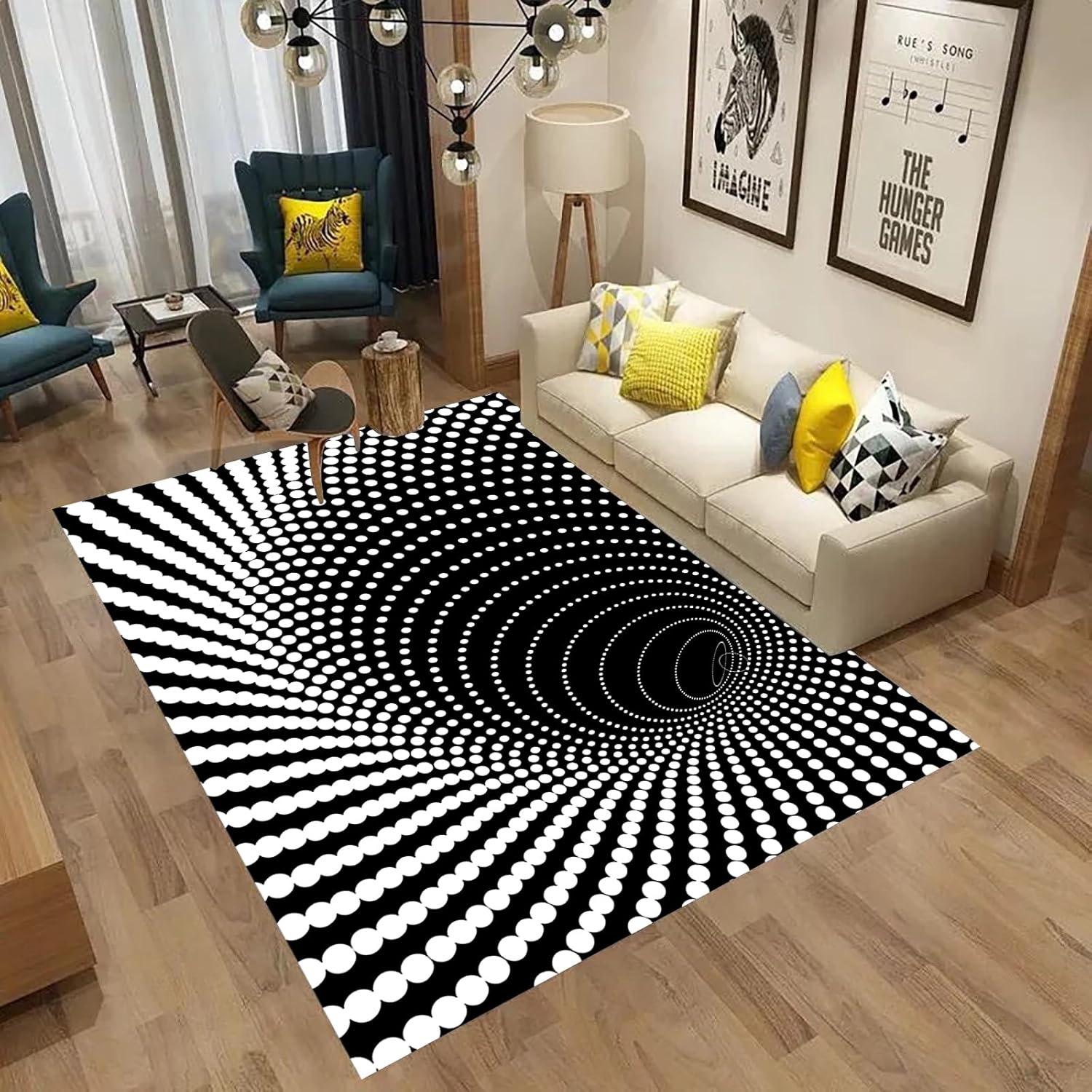 Amazon.com: VHOMES Illusion Rug 3D Rugs Optical Illusion Rugs for ...