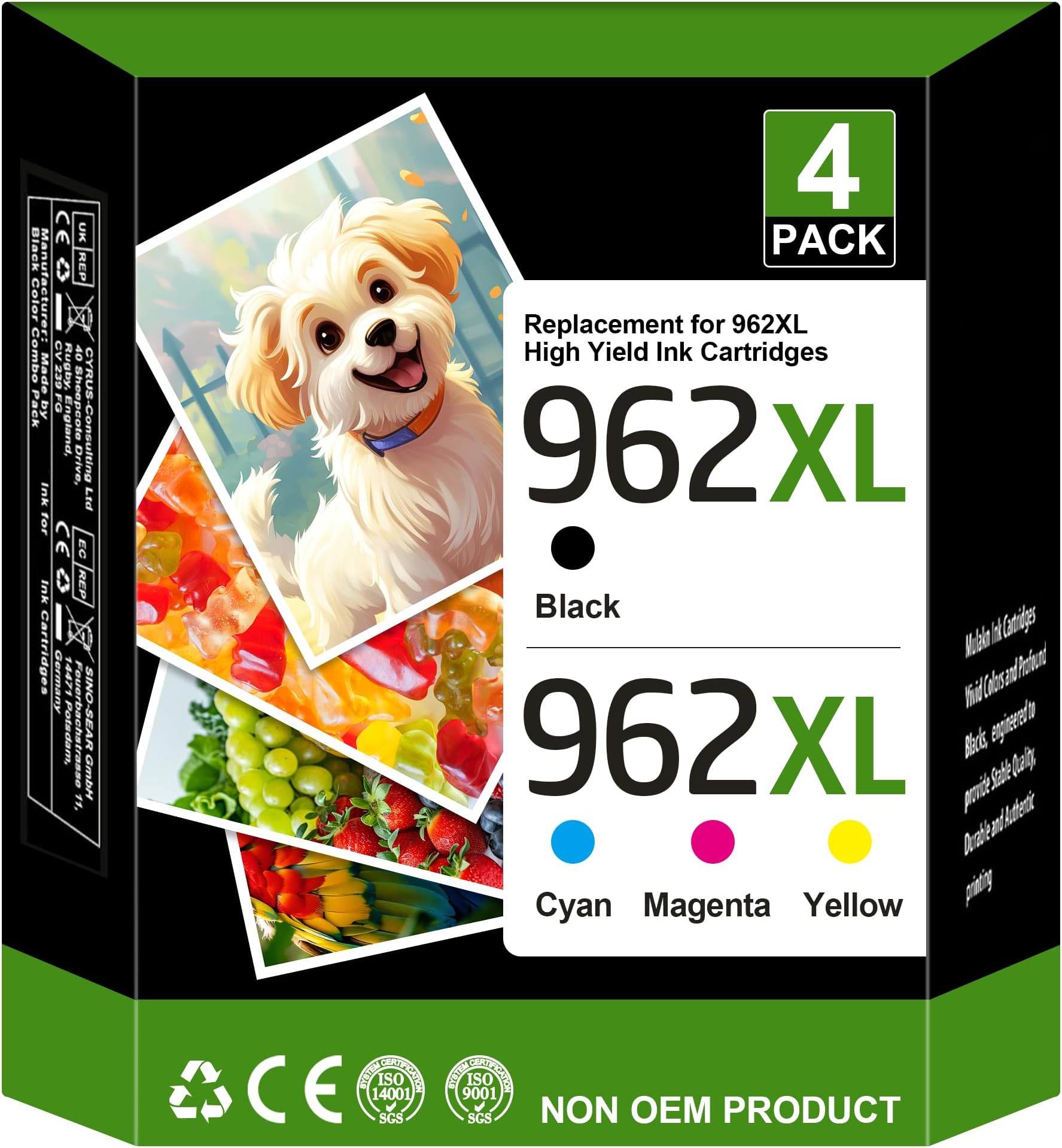 Amazon.com: Inkstellar 962XL 962 XL Ink Cartridges Combo Pack for 962 ...