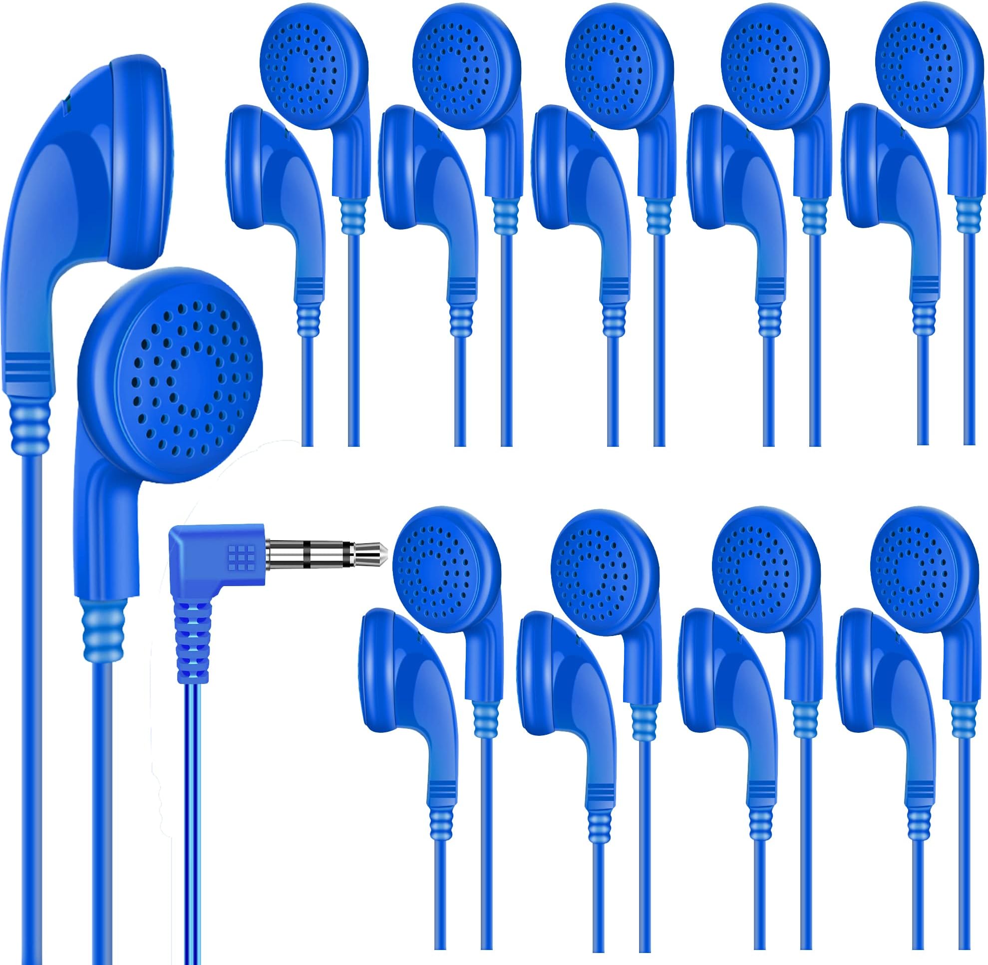 Amazon.com: OSSZIT Kids Bulk Earbuds 30 Pack Wholesale Earbuds ...