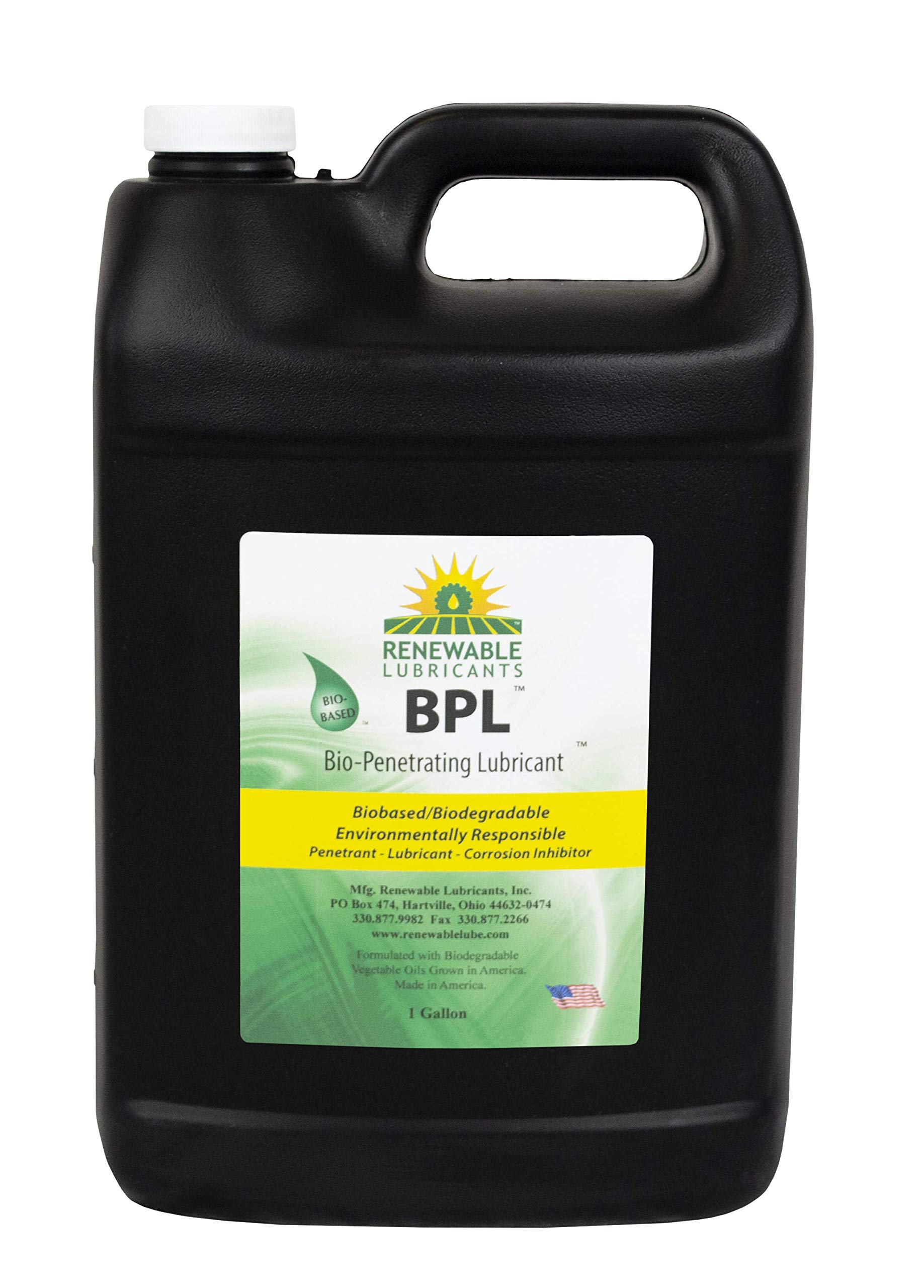 Amazon.com: Renewable Lubricants Bio-Penetrating Lubricant, 1 Gallon ...