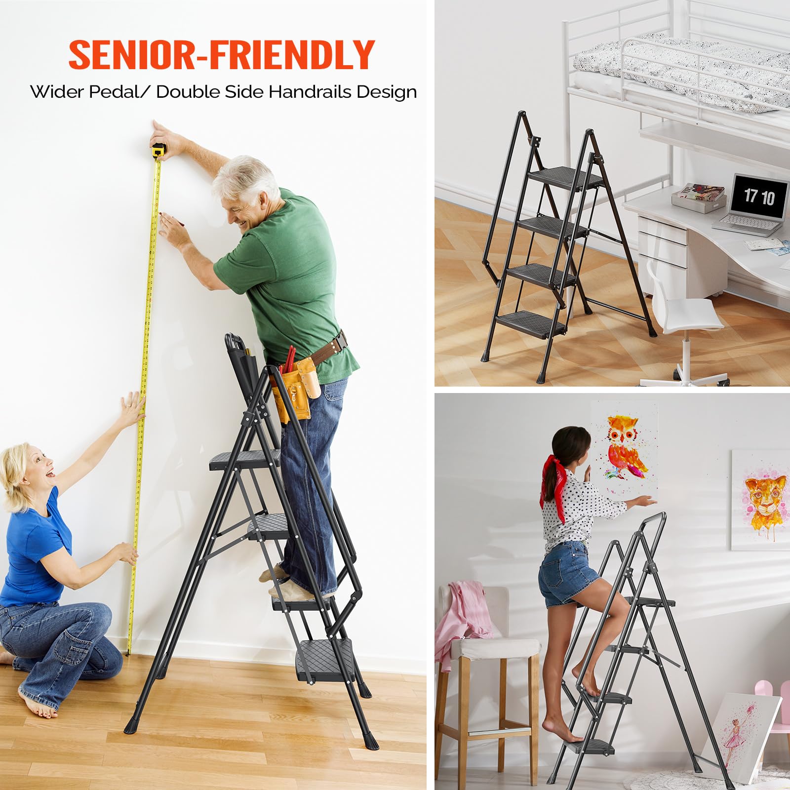 Snapklik.com : LUISLADDERS 4 Step Ladder