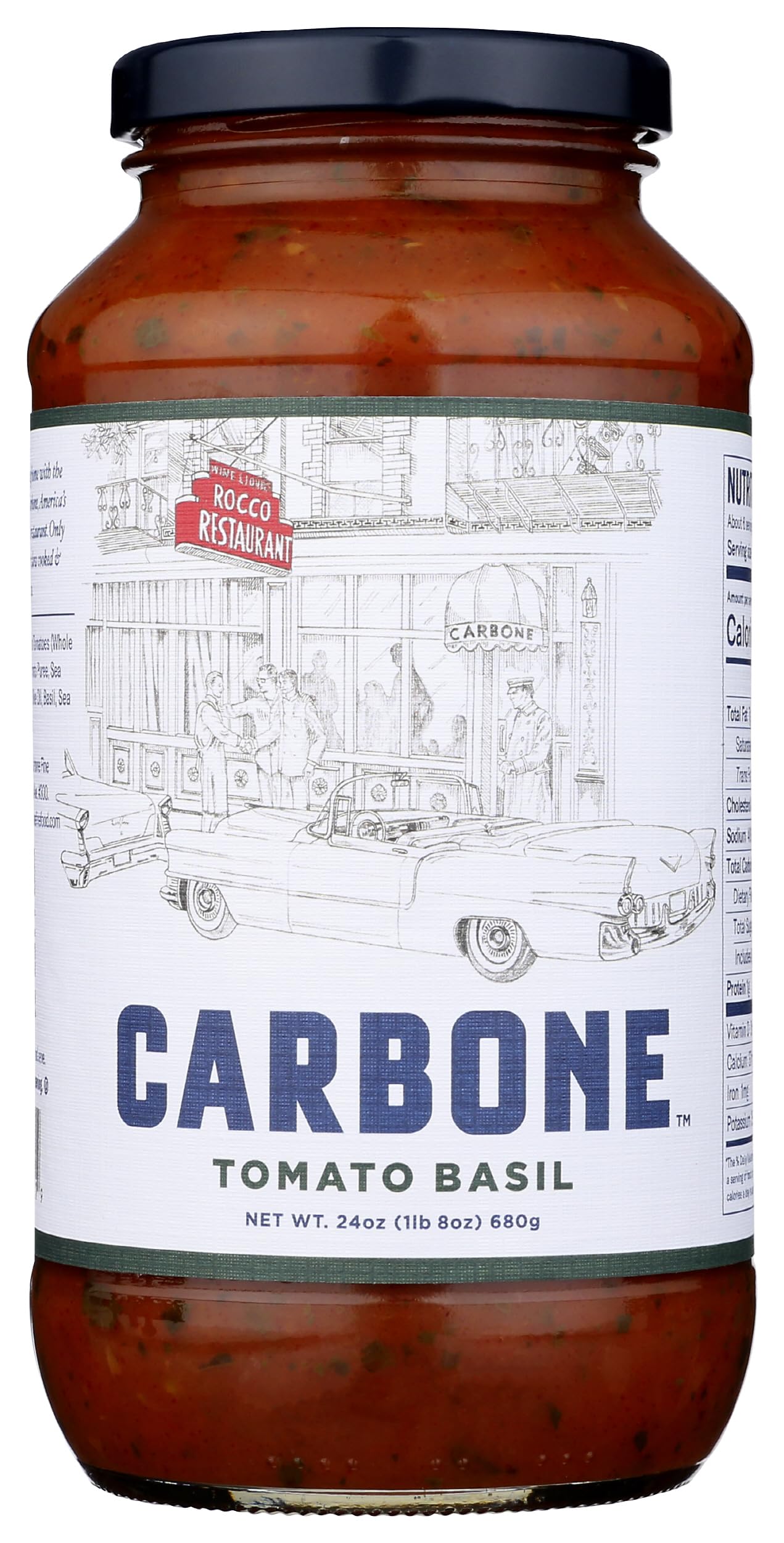 Snapklik.com : CARBONE Tomato Basil Pasta Sauce