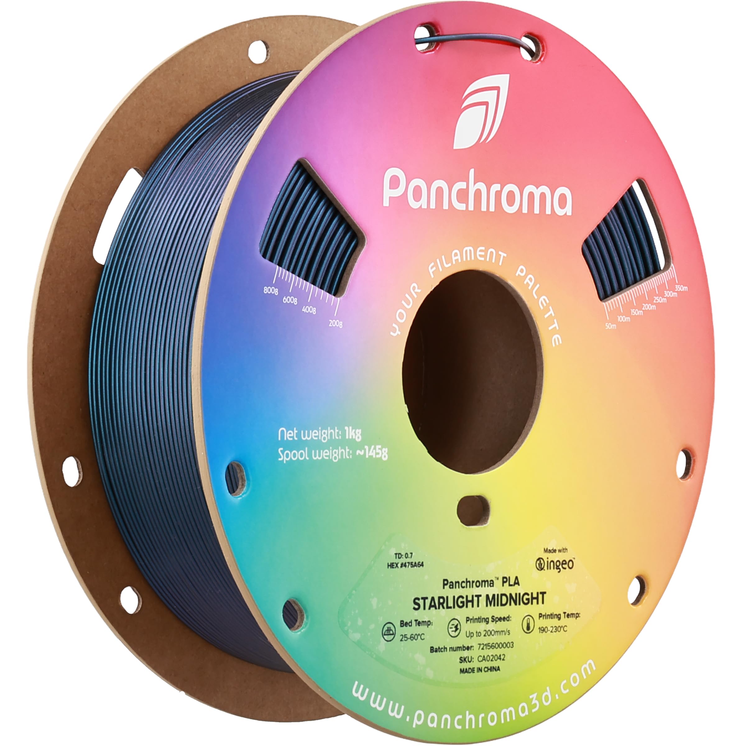 Snapklik.com : Polymaker Panchroma Blue Color Changing PLA, 1.75mm, 1KG ...