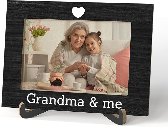 Amazon.com - Qiwog Grandma Photo Frame - Grandma & Me Wooden Tabletop ...