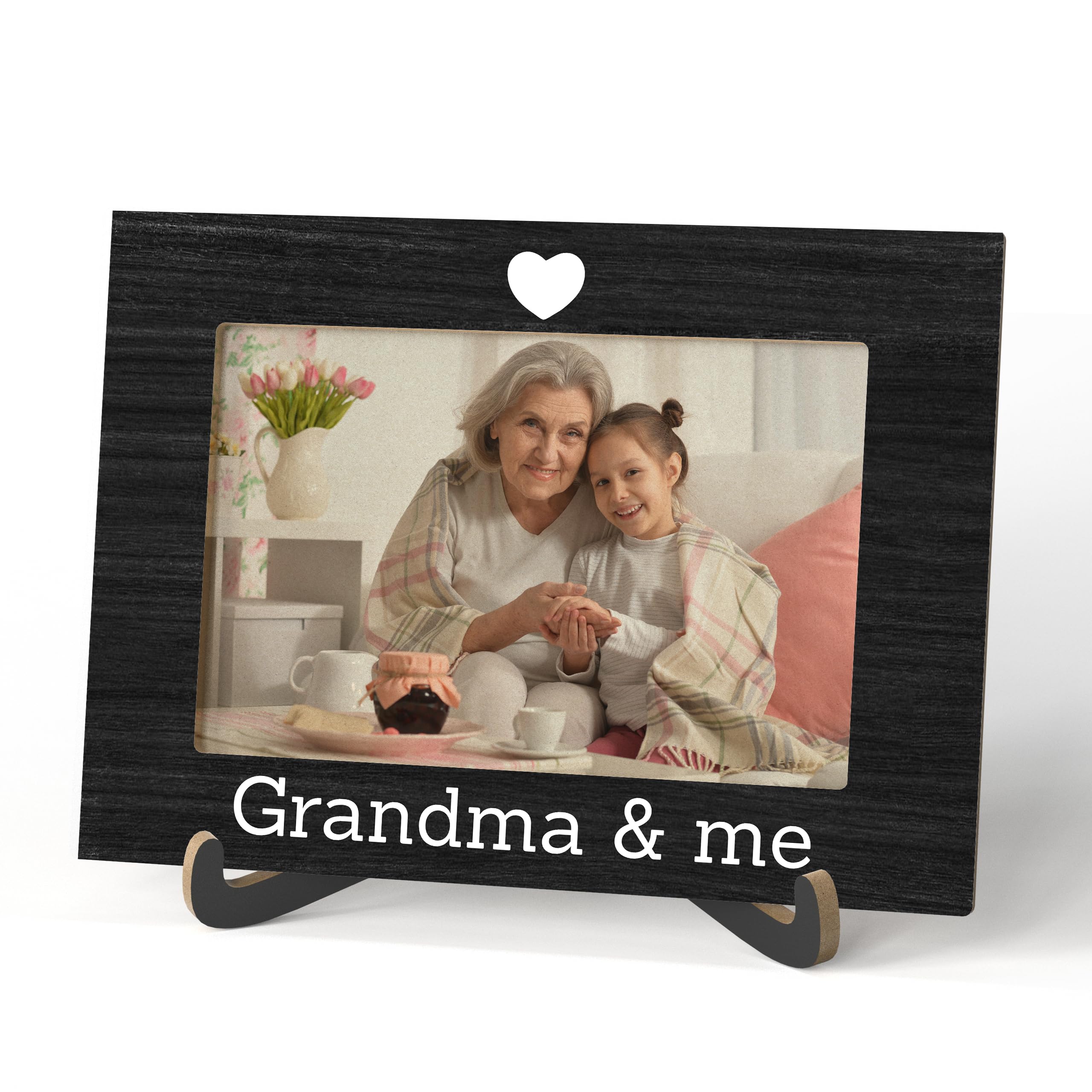 Amazon.com - Qiwog Grandma Photo Frame - Grandma & Me Wooden Tabletop ...