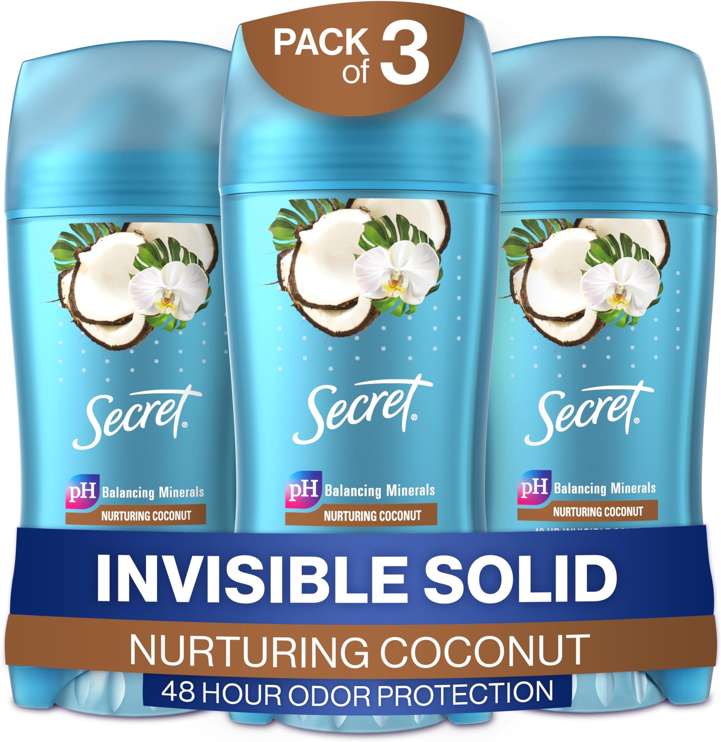 Amazon.com : Secret Invisible Solid Antiperspirant and Deodorant ...