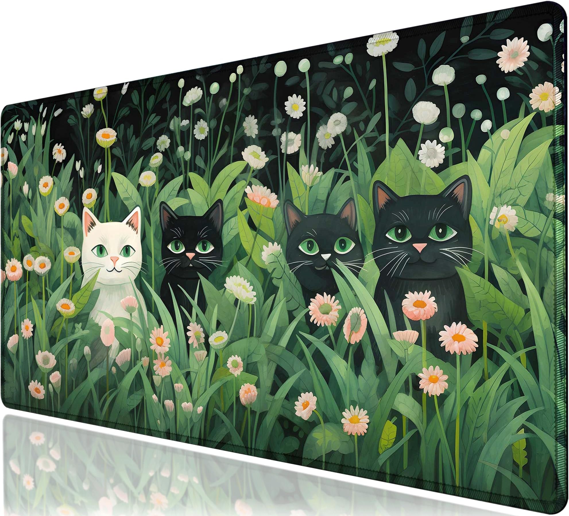 Amazon.com : Cute Anime Desk Mat Kawaii Mousepad, Anime Street ...