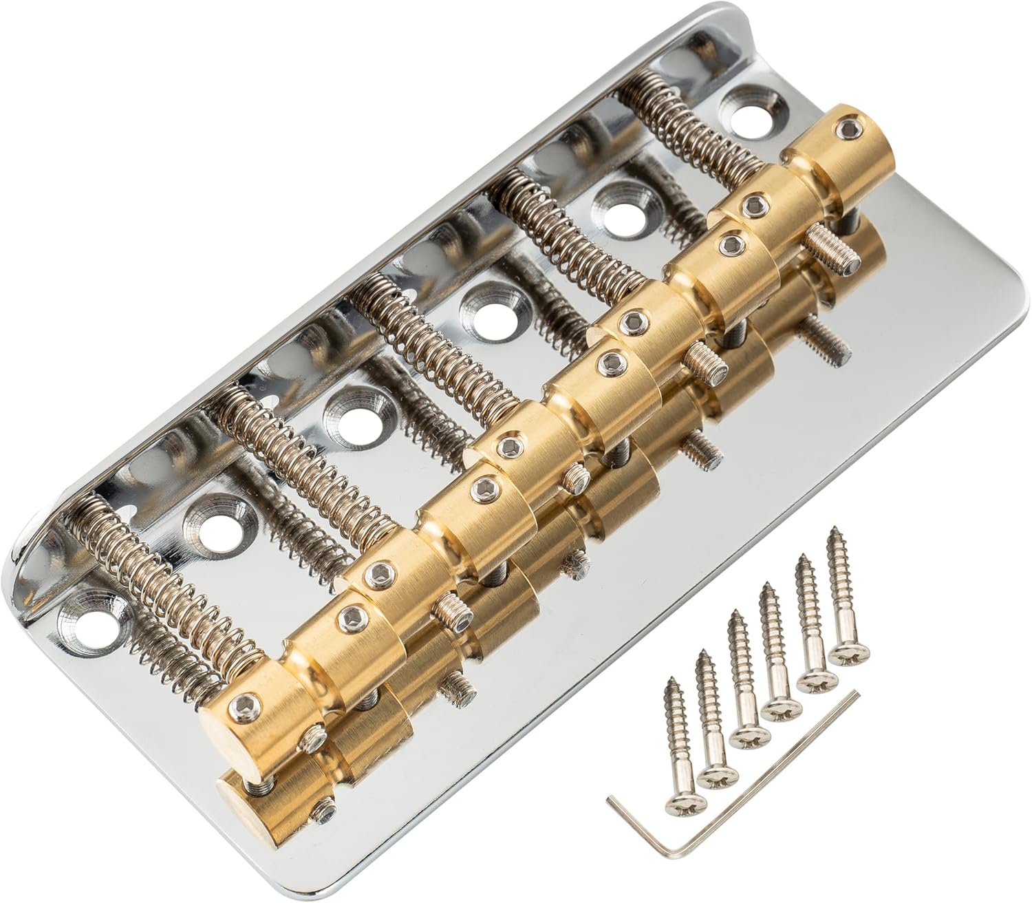 Amazon.com: Musiclily Pro 18mm Top-loading 5-String Bass Bridge with ...