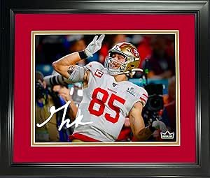 Amazon.com: Framed George Kittle San Francisco 49ers Facsimile Laser ...