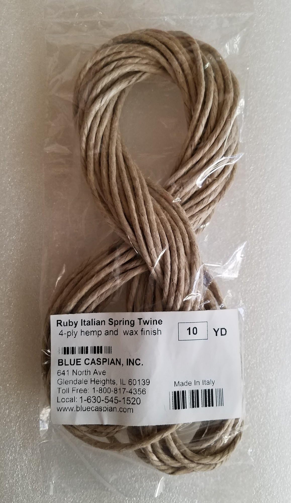 Amazon.com : Italian Ruby Spring Upholstery Twine - 1LB Ball (~72 Yards ...