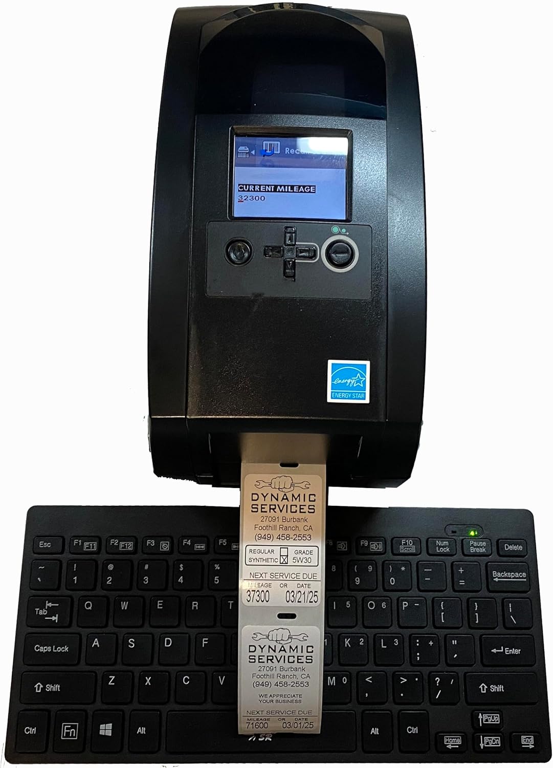 Amazon.com : Oil Change Reminder System - Complete Service Sticker ...