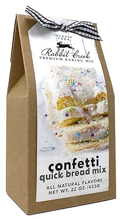 Amazon.com: Rabbit Creek Confetti Quick Bread Mix – Easy To Make Quick ...