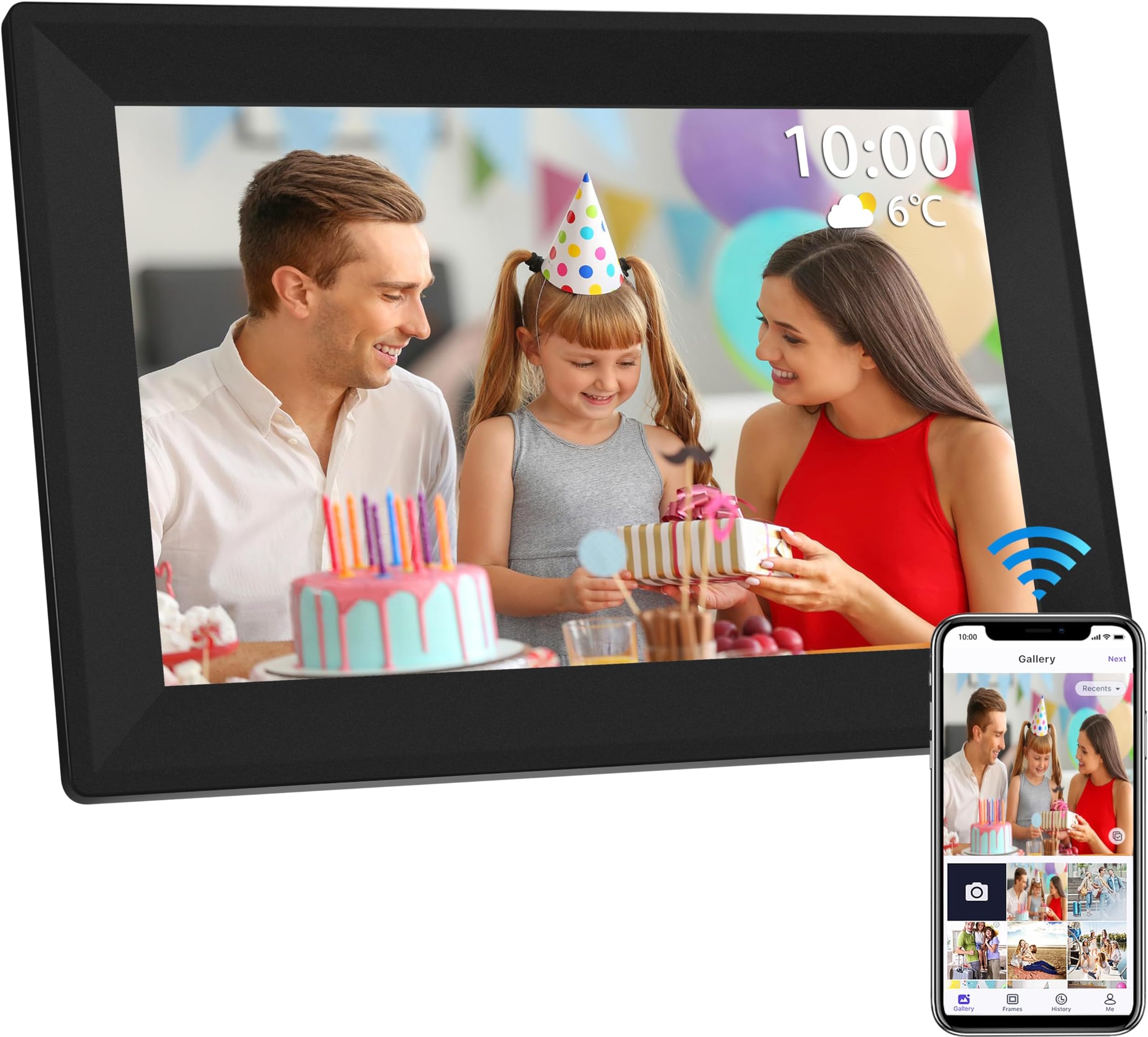 Amazon.com : Uhale 10.1inch Digital Picture Frame WiFi Smart Digital ...