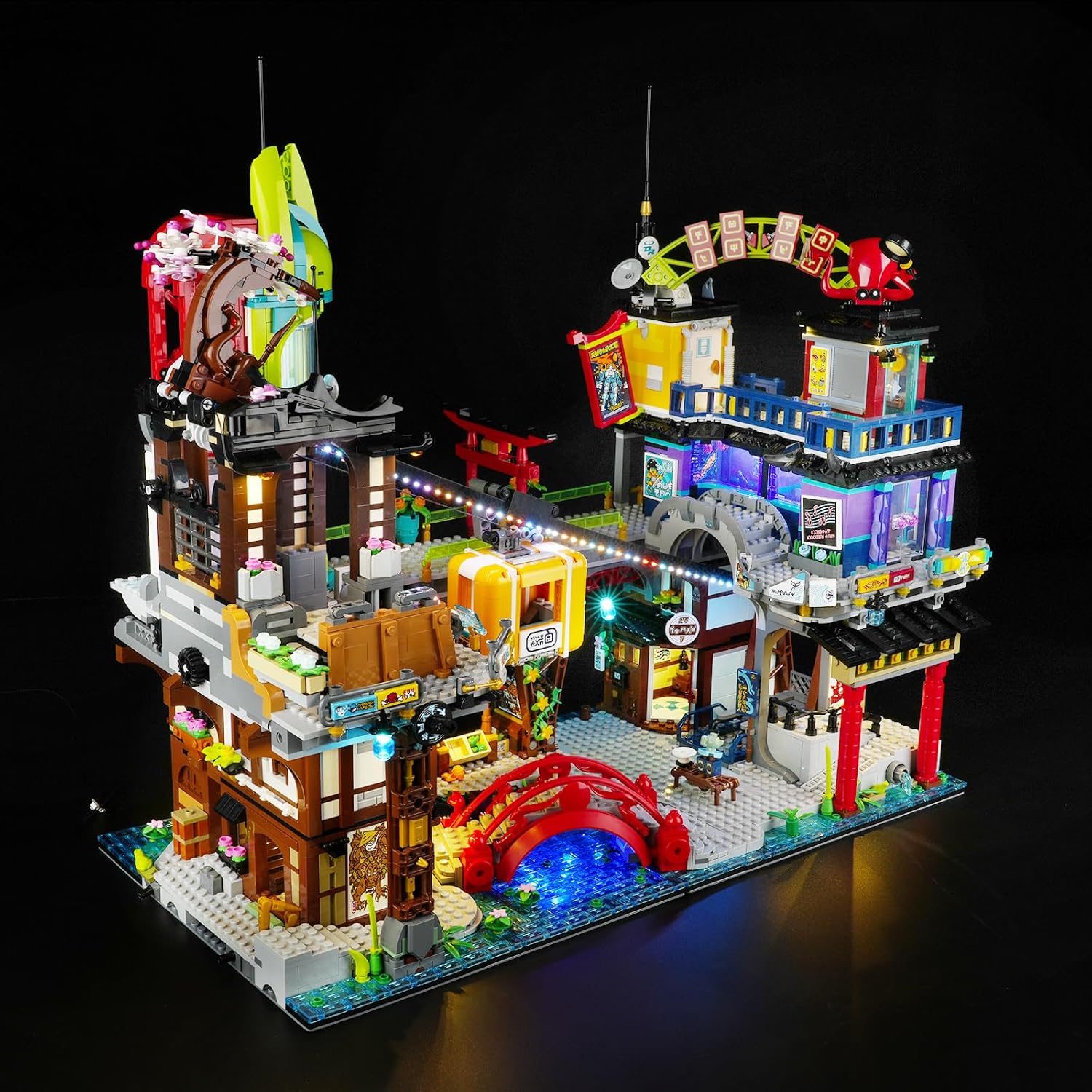 Amazon.com: Rorliny LED Light Kit for Lego NINJAGO City Markets 71799 ...