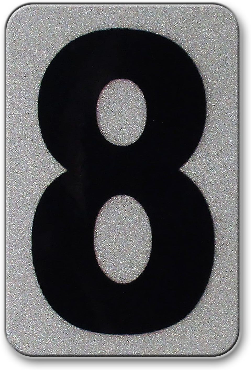 Amazon.com: Reflective Peel & Stick Vinyl Numbers/Letters/Symbols (3 ...