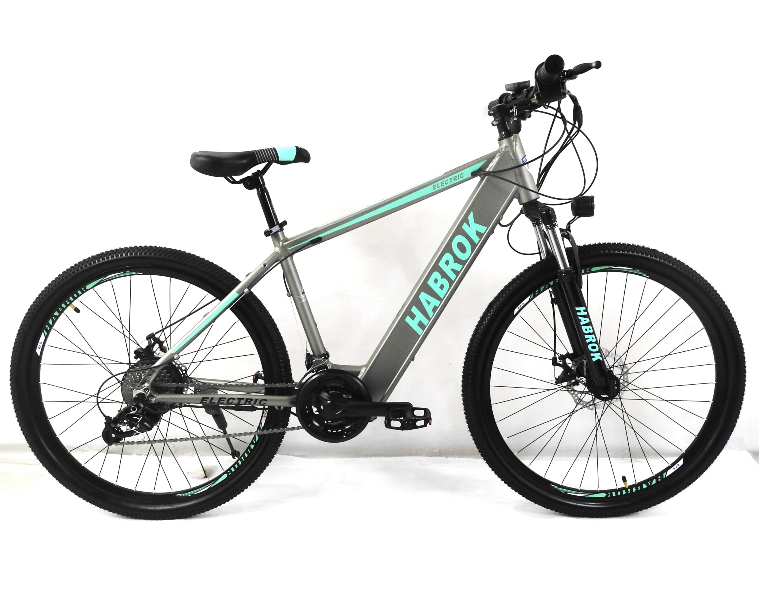 HABROK 27.5T Unisex Electric Cycle | 7.8 Ah Battery | 27 Speed Skilfull ...