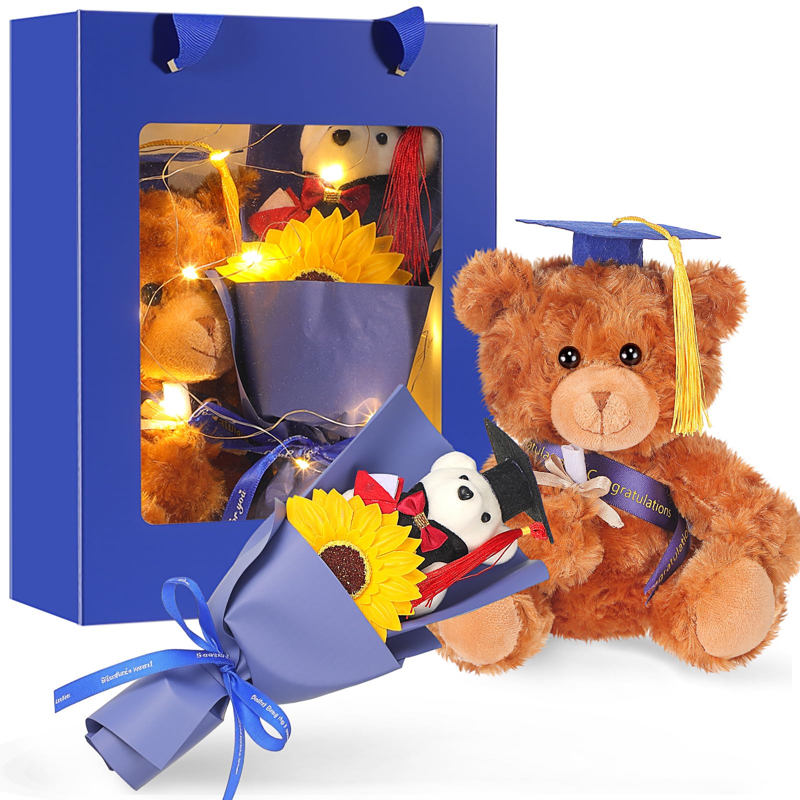 Snapklik.com : Motionchic Graduation Bear Gift Set Class Of 2025 ...