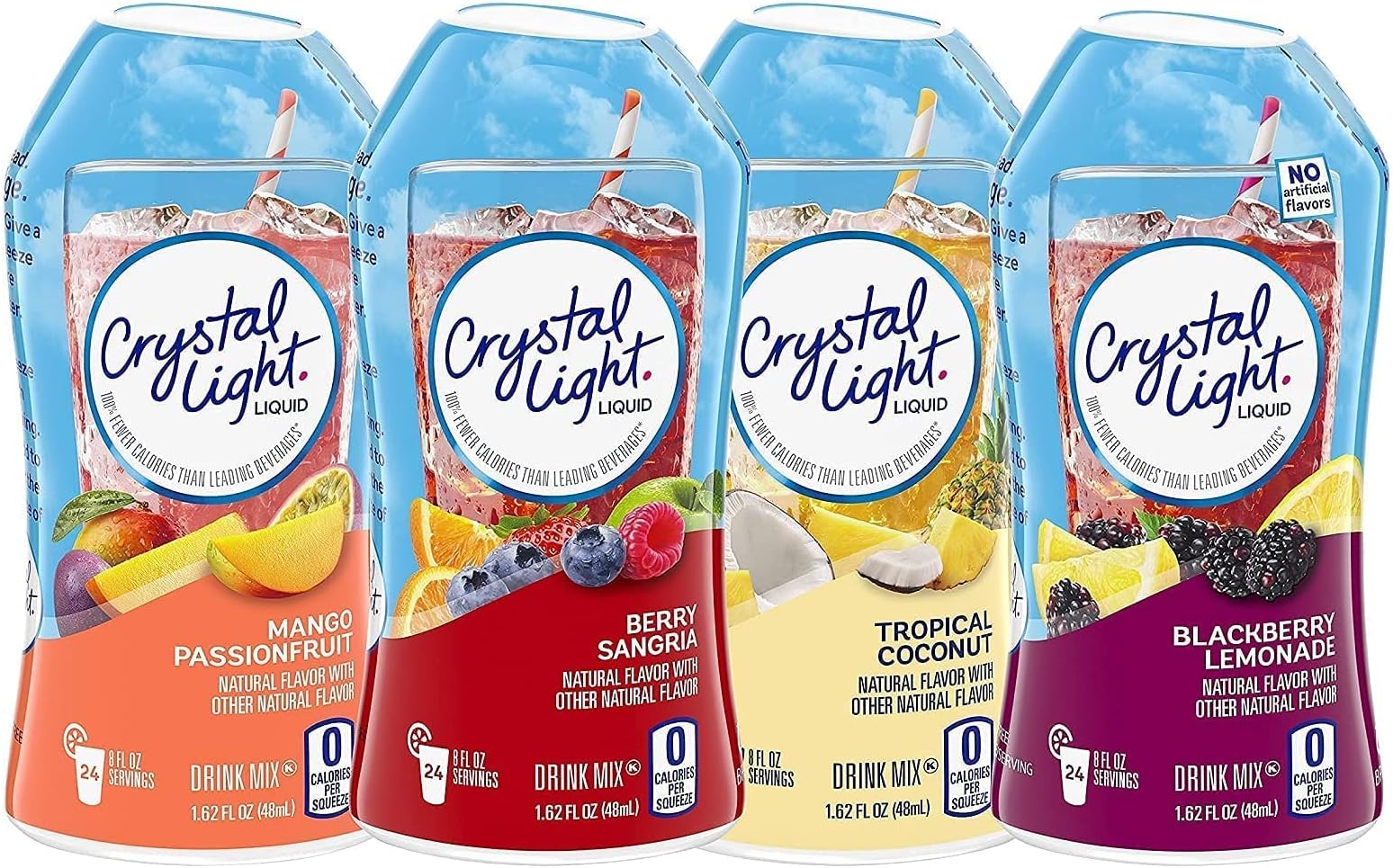 Amazon.com: Crystal Light Liquid Variety Drink Mix 1.62 Fl Oz Mango ...