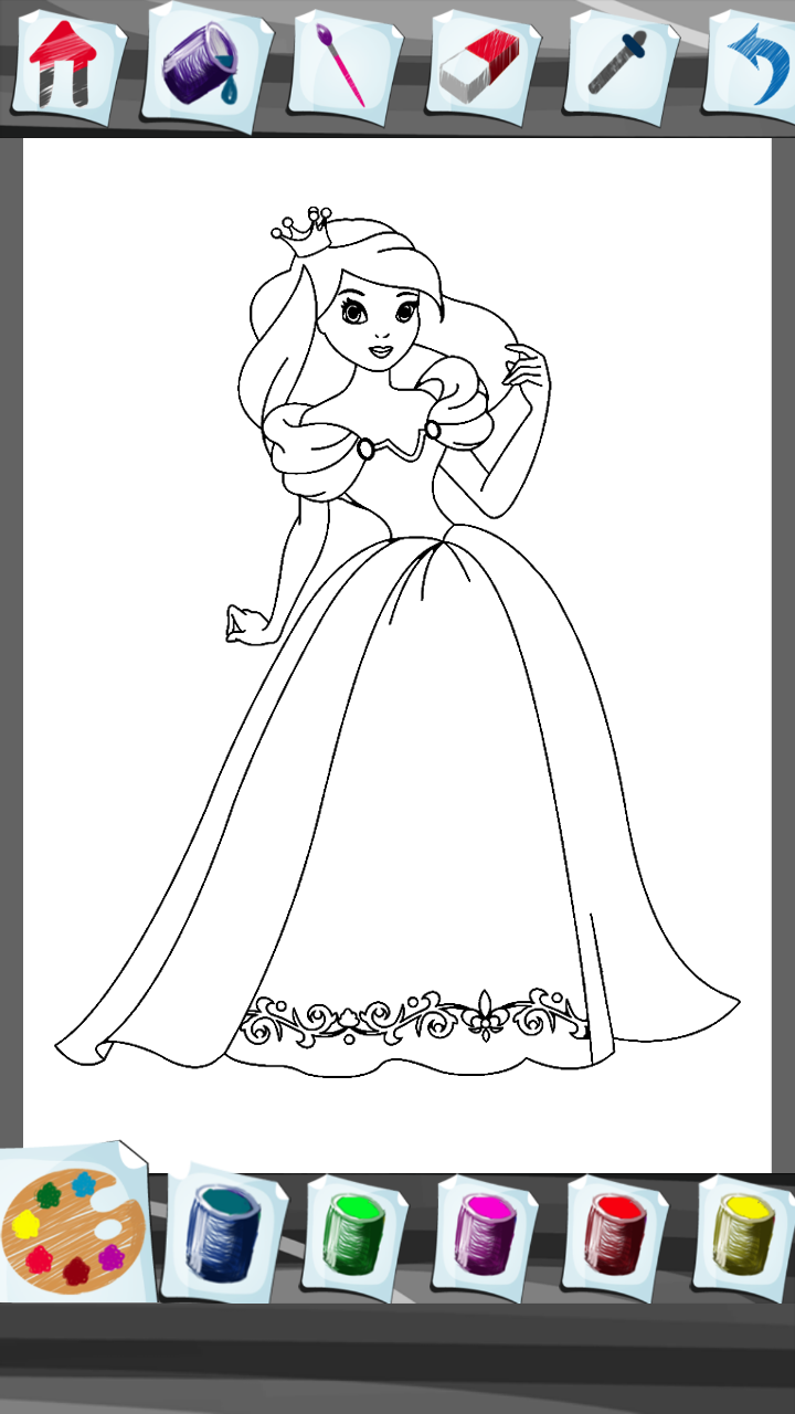 Princess Coloring Book:Amazon.com:Appstore for Android