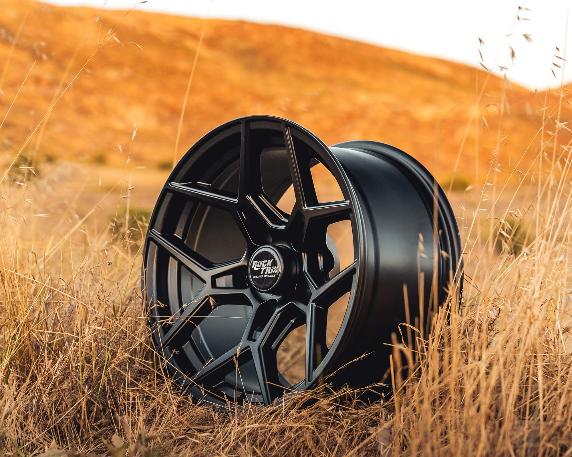 RockTrix RT105 17 Inch Wheels Compatible With Jeep Wrangler JK JL 17x9