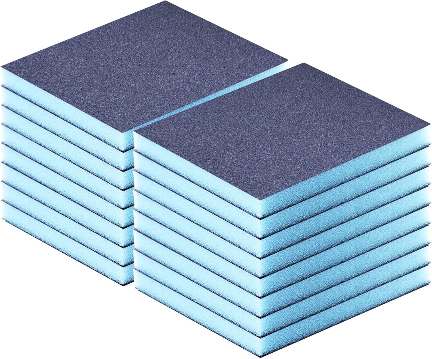 Amazon.com: Hubaow Sanding Sponge, 16 Pieces Sanding Blocks, Reusable ...