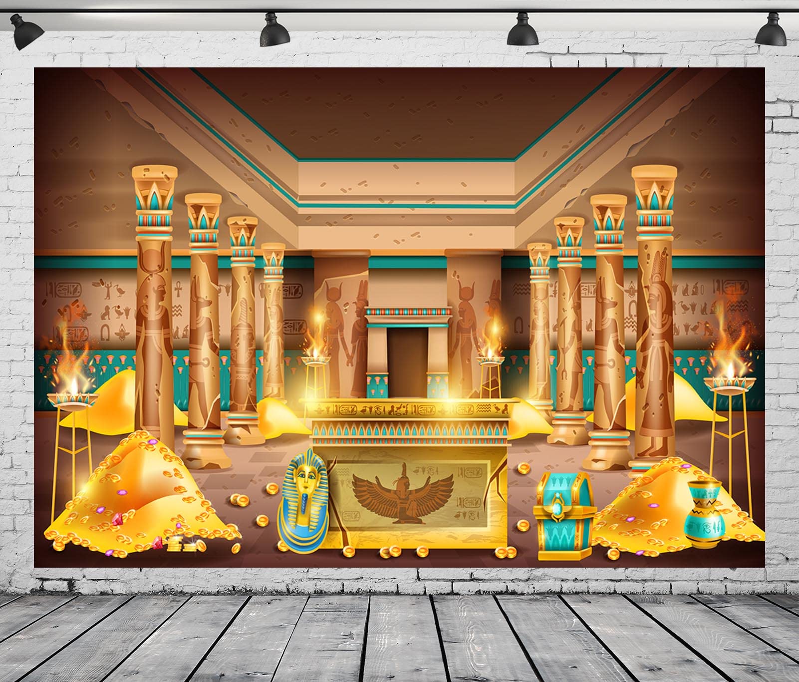 Egyptian Themed Home Theater Media