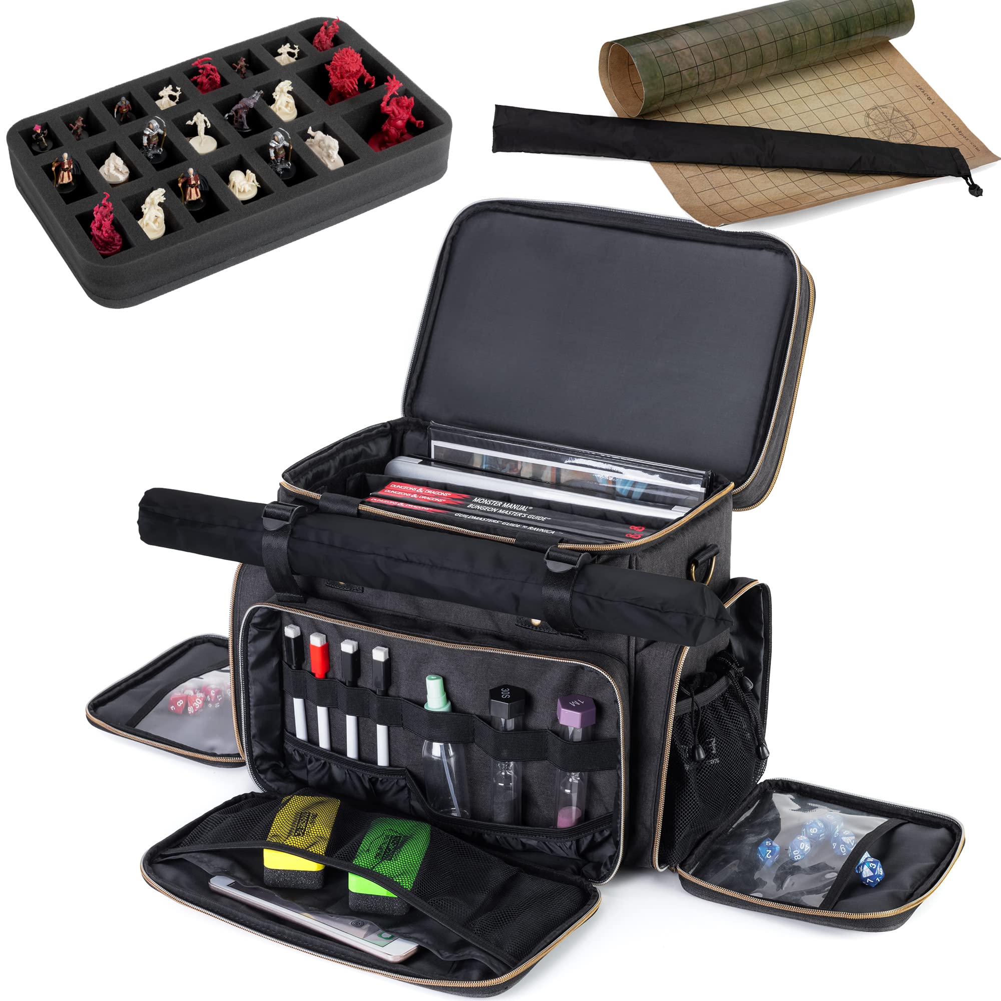 Trunab Tabletop RPG Adventurer's Travel Bag Compatible with Dungeons ...