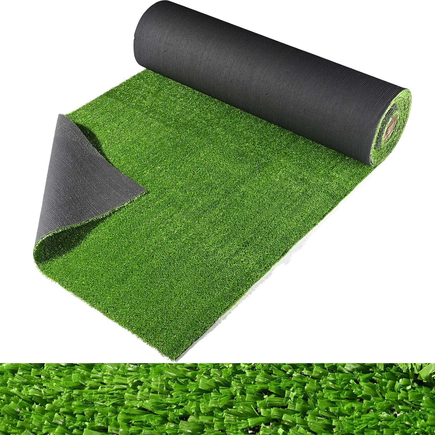 Amazon.com: Artificial Grass Turf 3FT x 33FT,3/8" Grass Blades Height ...
