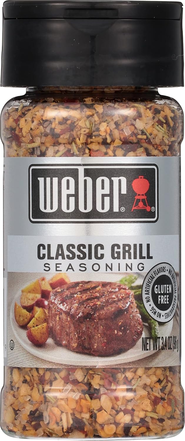 Amazon.com : Weber Classic Grill Seasoning, 3.4 oz : Everything Else