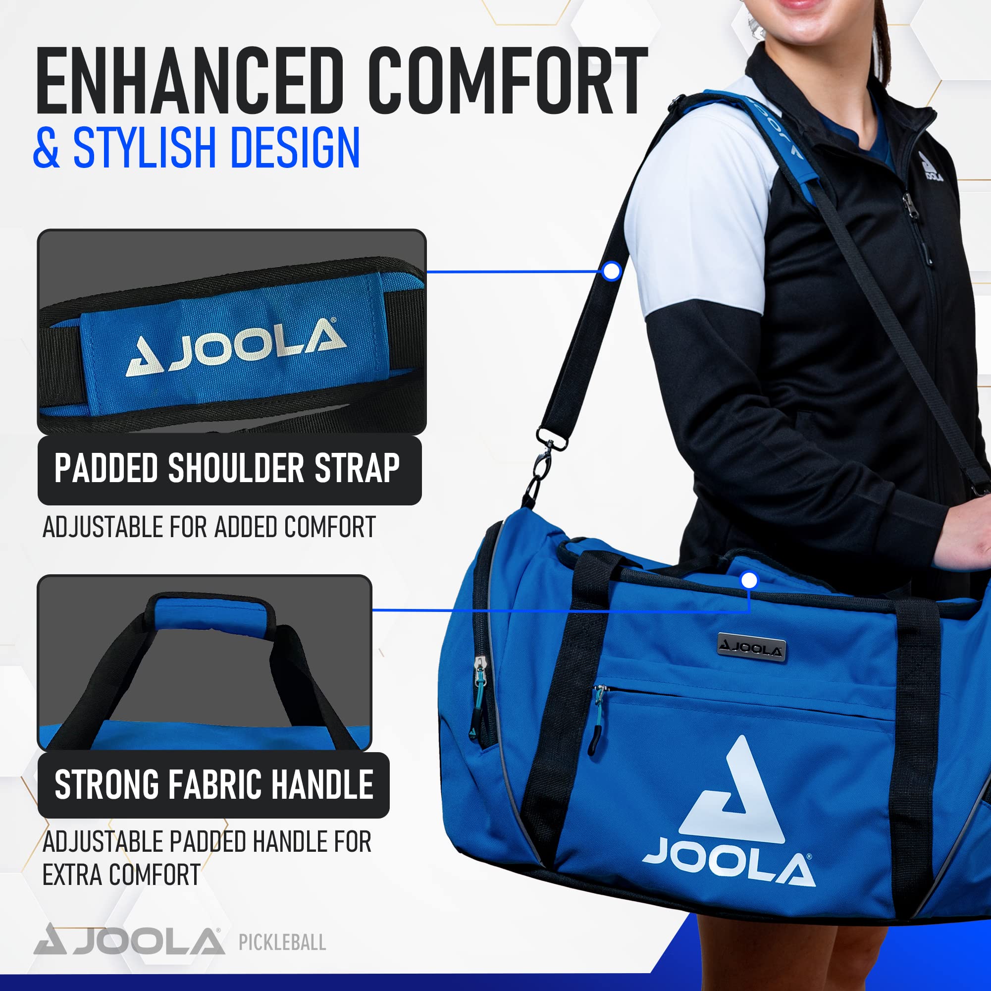 Snapklik.com : JOOLA Vision II Compact 20in Sports Duffle Bag