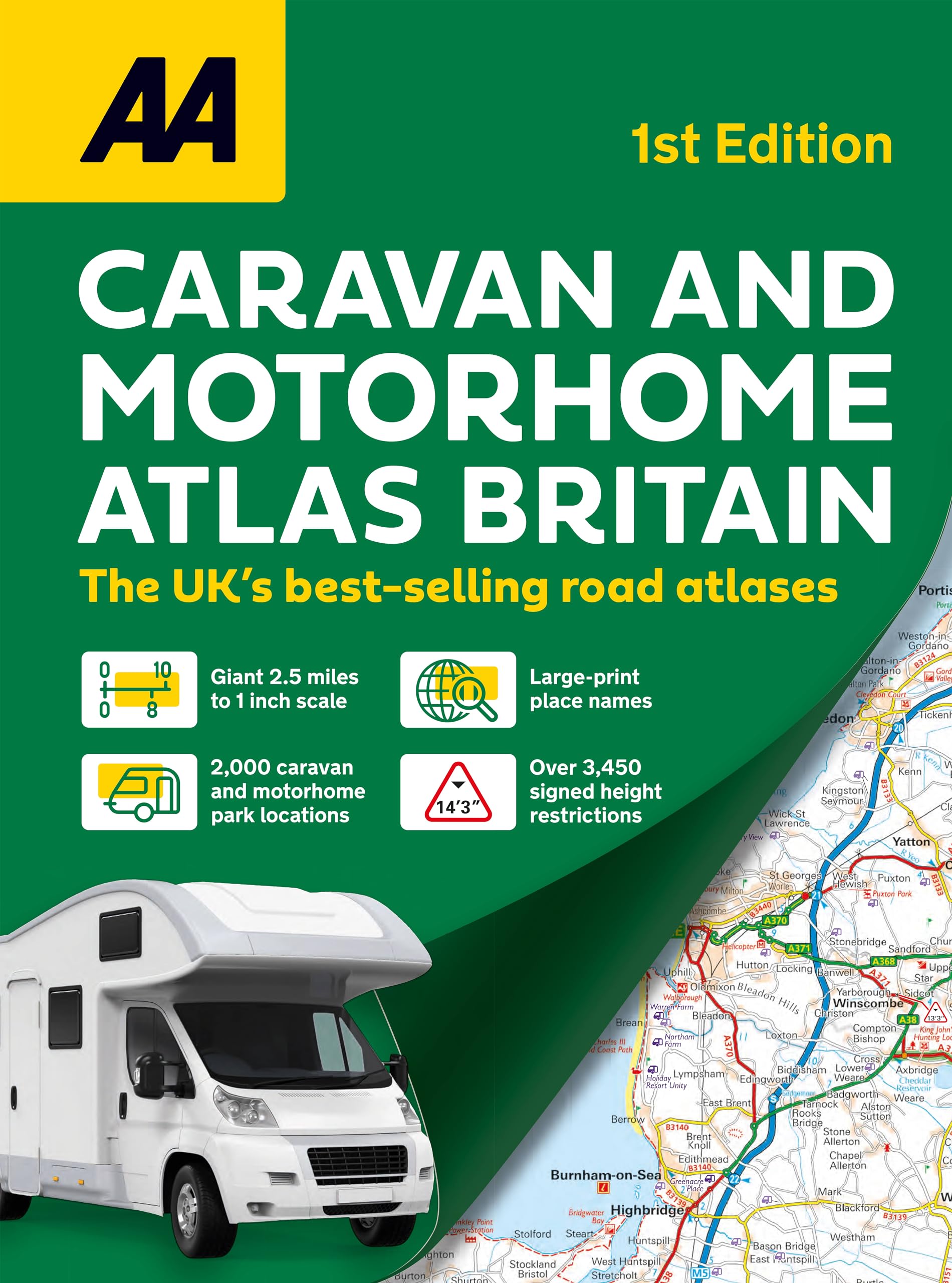 Caravan & Motorhome Atlas Spiral bound (AA Road Atlas) (AA Road Atlas ...