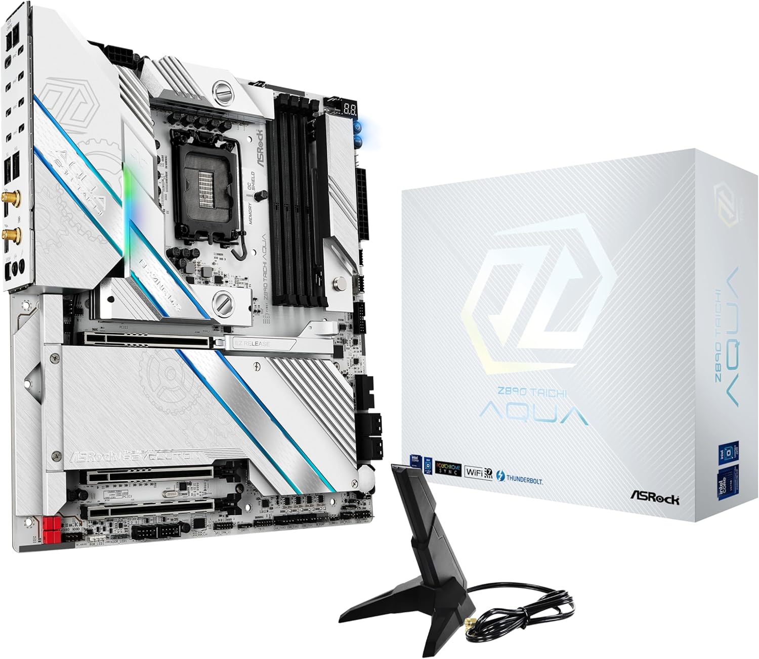 Amazon.com: ASRock Z890 Taichi Aqua Intel Core Ultra LGA1851 RL-ILM ...